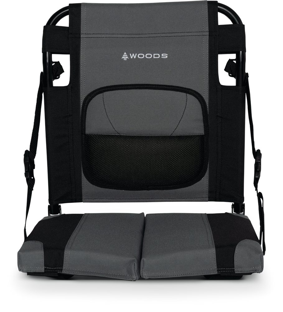 Woods Expedition Portable Folding Canoe Seat Pad Cushion w/ Adjustable Backrest & Lumbar Support ...