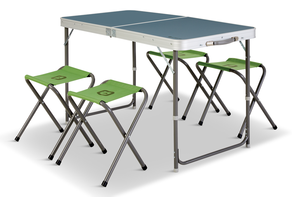 Outbound Camping Table and Stools Set, 5-pc, 4-Seats, Grey | Canadian Tire