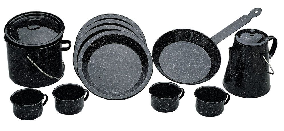 13-Pc Enamel Campware Set | Canadian Tire