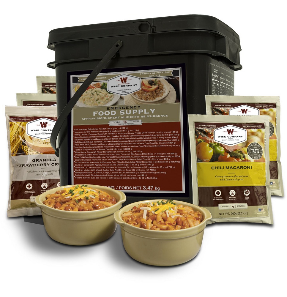 Wise Company Emergency Food Supply Multi Pack, 56-Servings | Canadian Tire