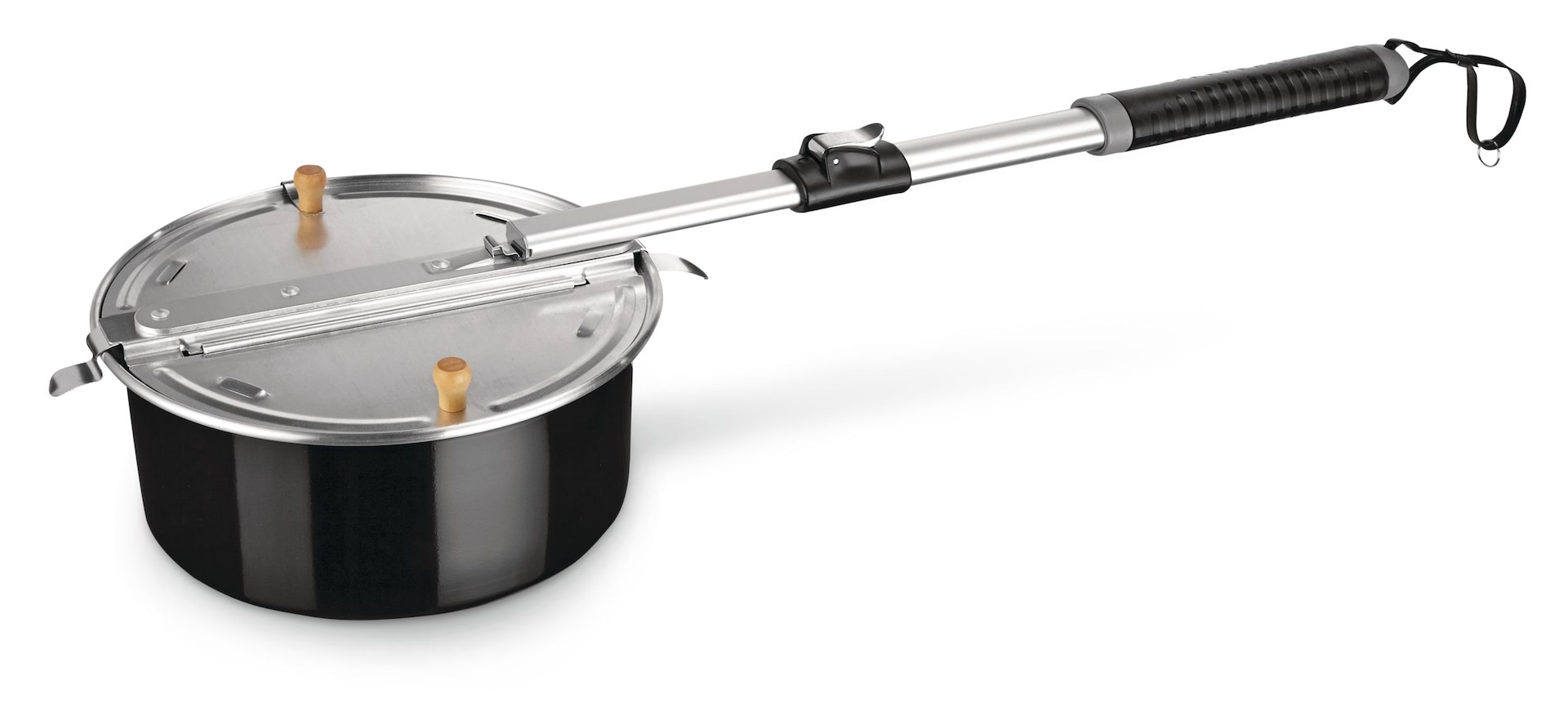 Outbound Telescoping Aluminum Popcorn Popper with Long Handle for ...