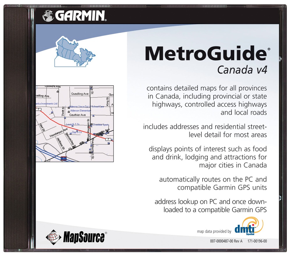 Metro Guide Roads & Recreation Handheld GPS CD | Canadian Tire