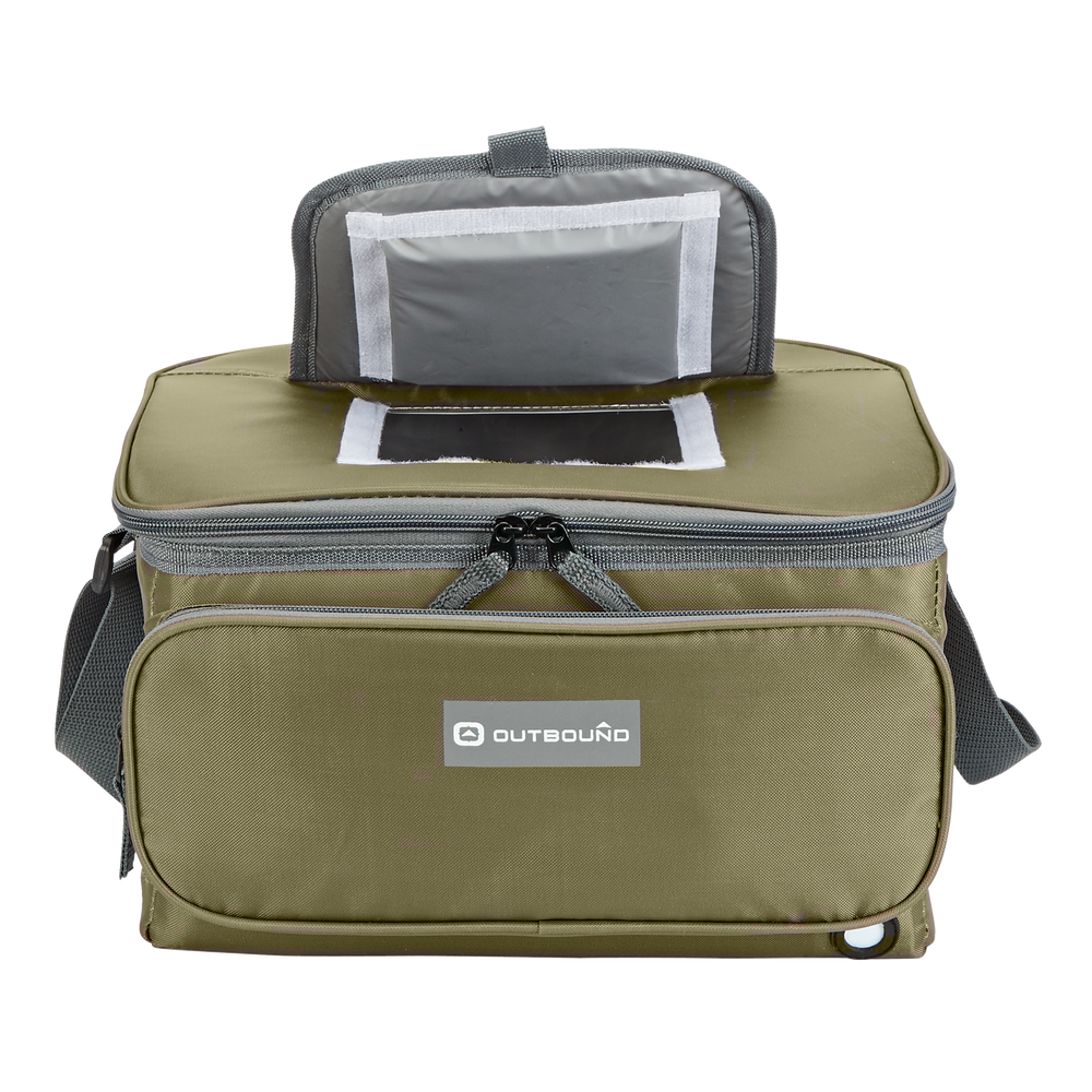Outbound Collapsible Soft Cooler, 12 Can Capacity, 7-L, Green ...