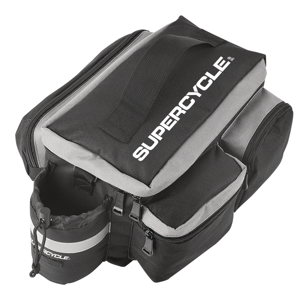 Supercycle Rack Top Bike Bag w/Aluminum Foil & Reflective Strip, 8L ...
