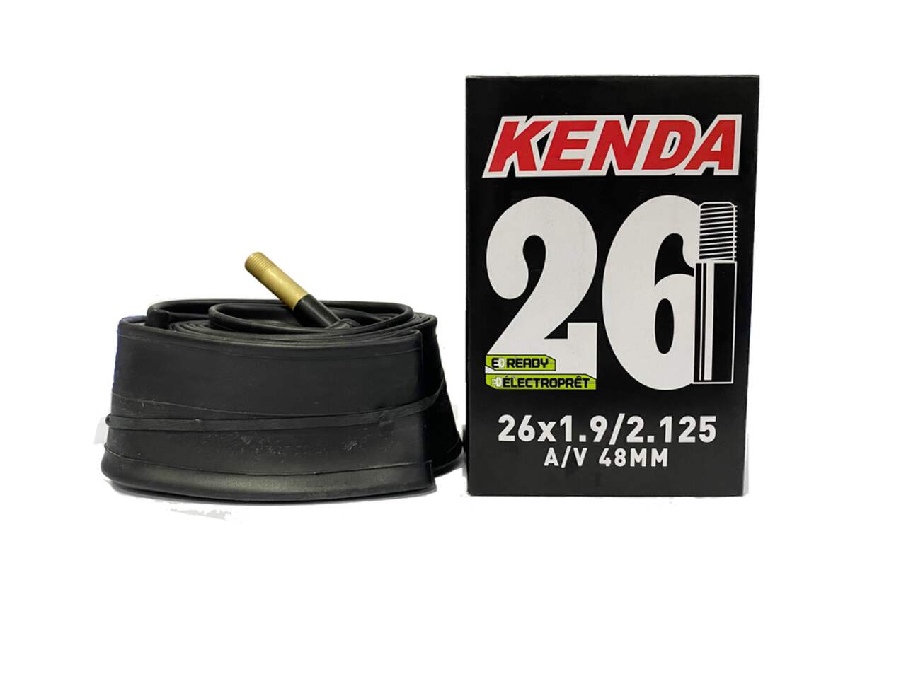 Kenda AV 48 Schrader Valve Standard Bike Tire Tube 26X1.9 2.125 in Canadian Tire