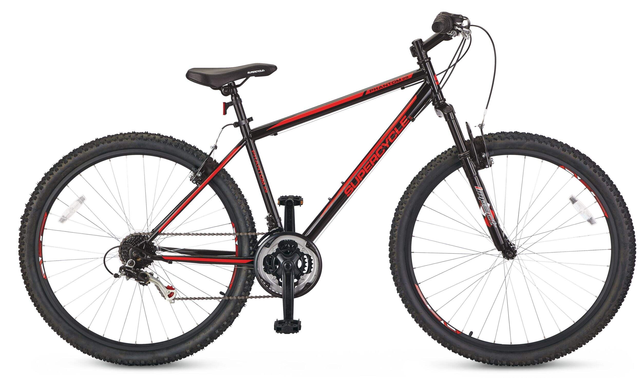 Supercycle Phantom Hardtail Mountain Bike, 29-in, Black/Red | Canadian Tire