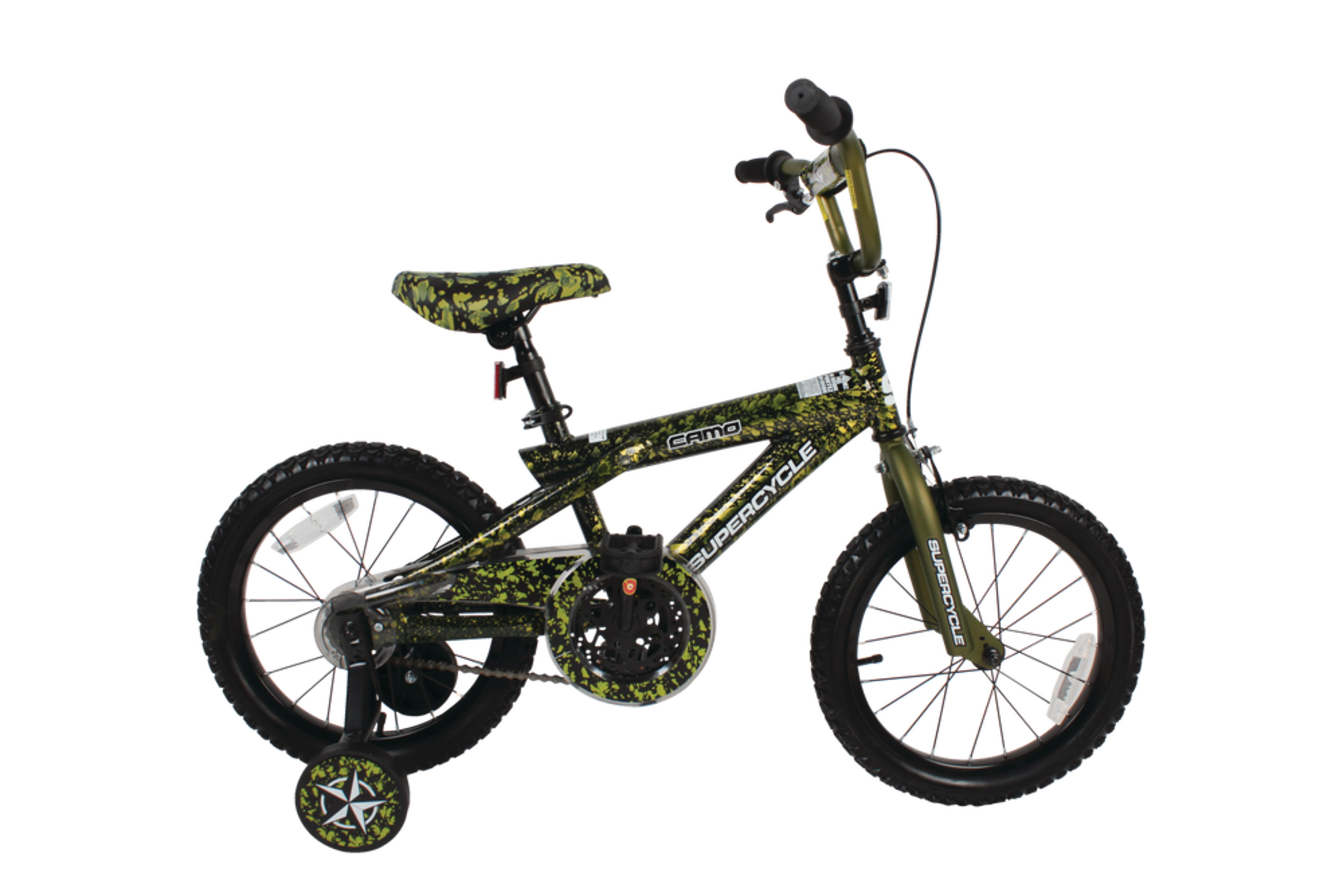 Supercycle Camo Kids Bike, 16-in, Green | Canadian Tire