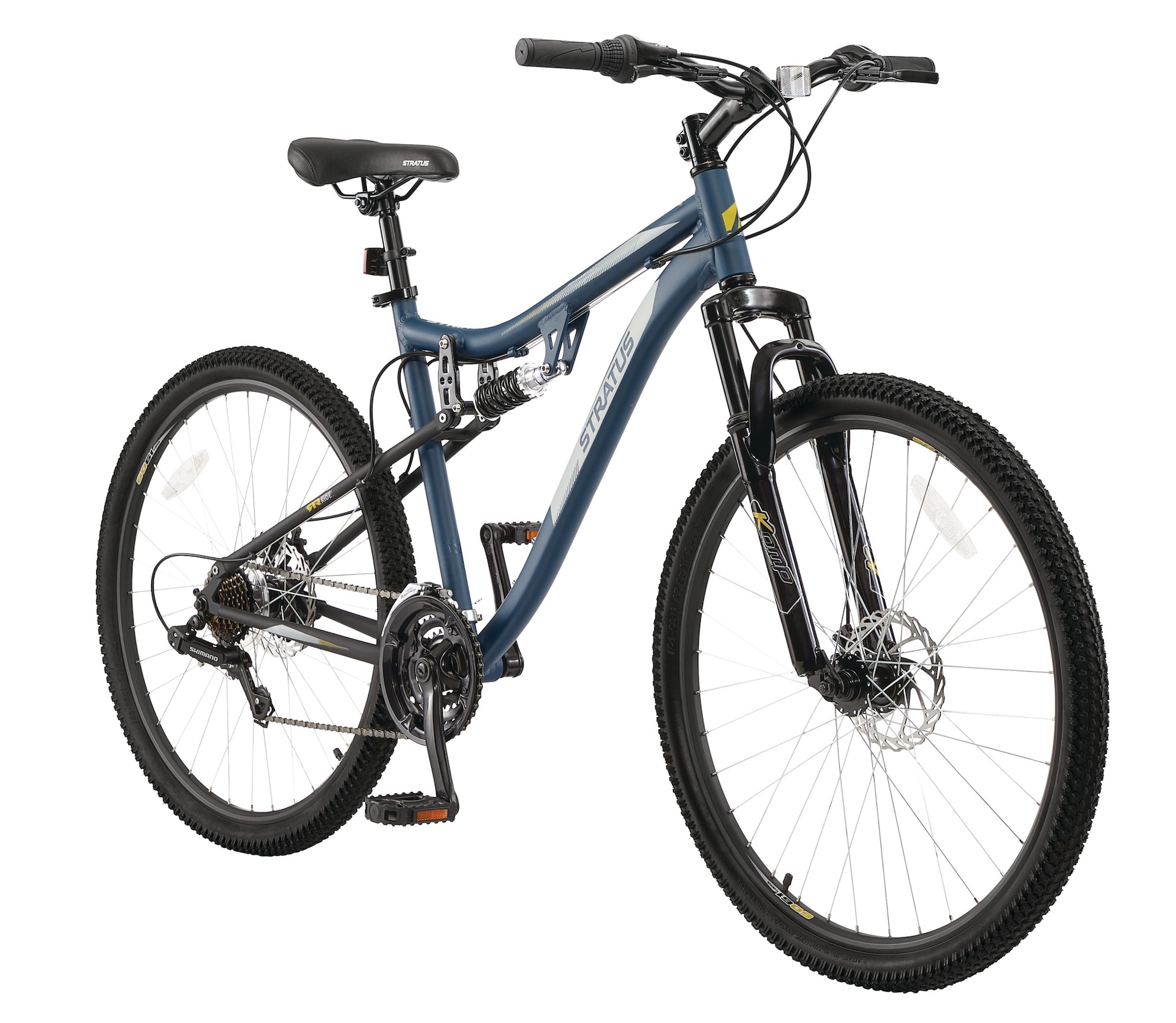 Stratus Striker Adult Bike, 21-Speed, 19-in Aluminum Frame, 27.5-in ...
