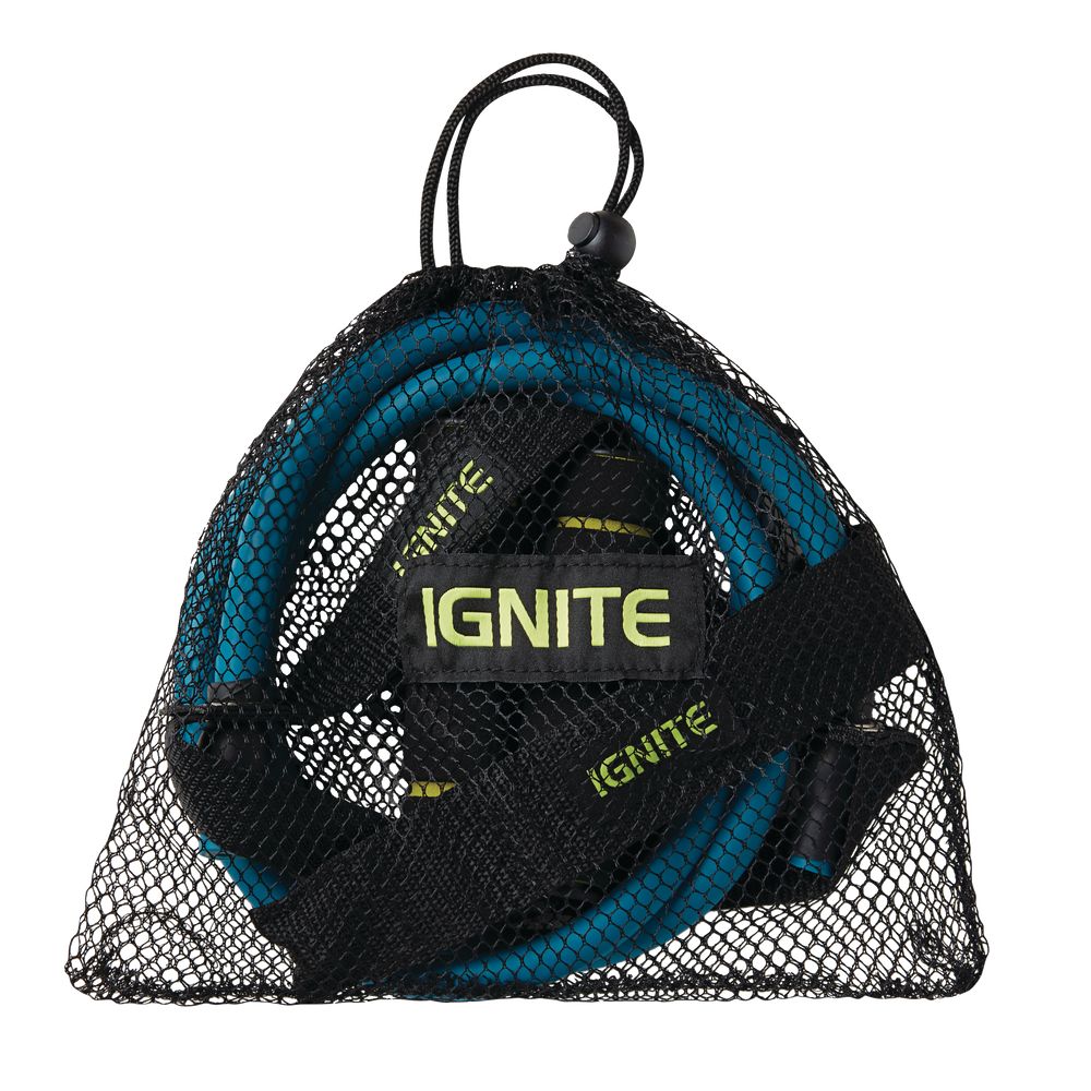 IGNITE by SPRI Xertube - Tube de résistance inclus ancrage de porte et ...