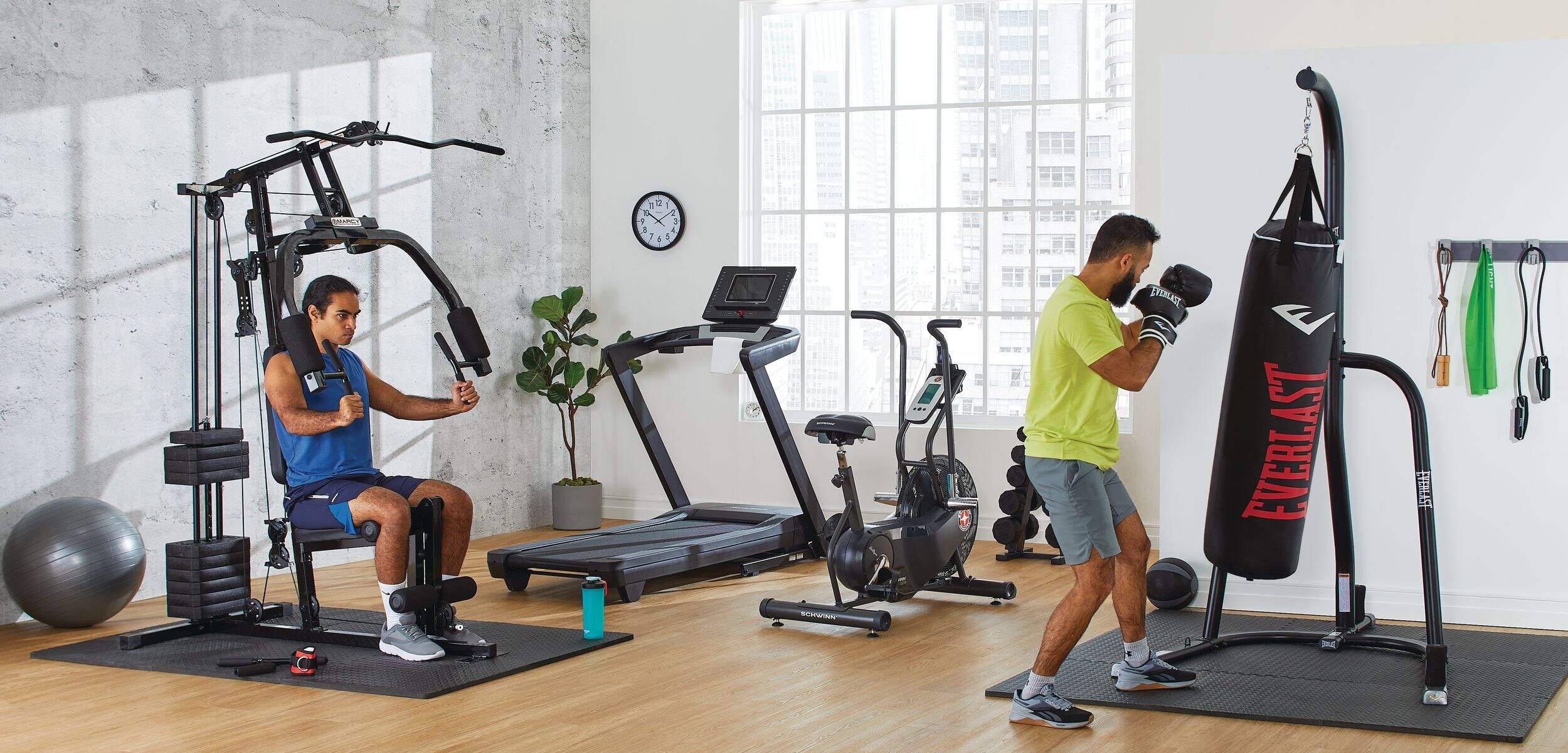 Marcy MKM-81030 Compact Multi-Purpose Stack Home Gym, 100-lb | Canadian ...