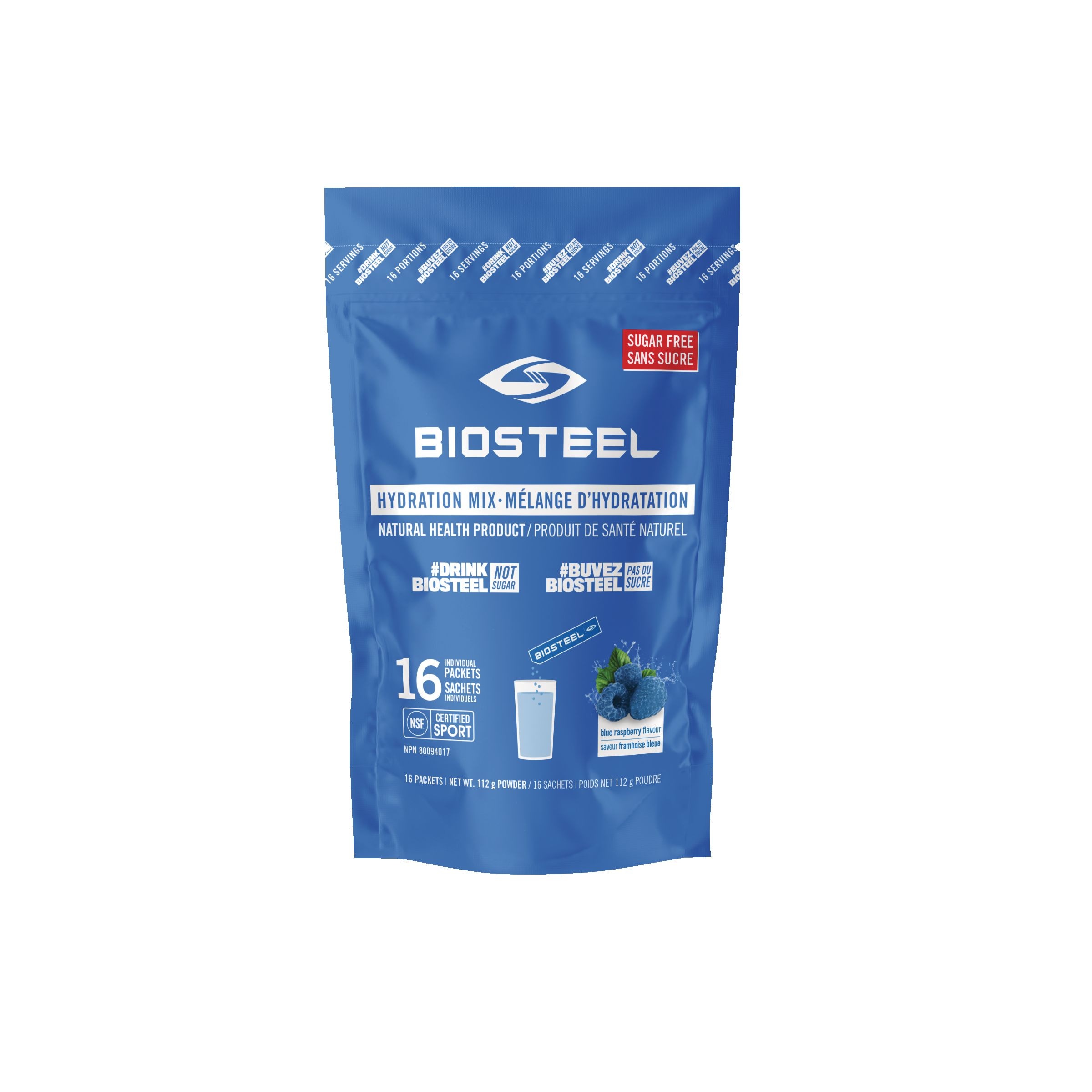 BioSteel Sports Hydration Mix Powder, Blue Raspberry, 16-pk | Canadian Tire