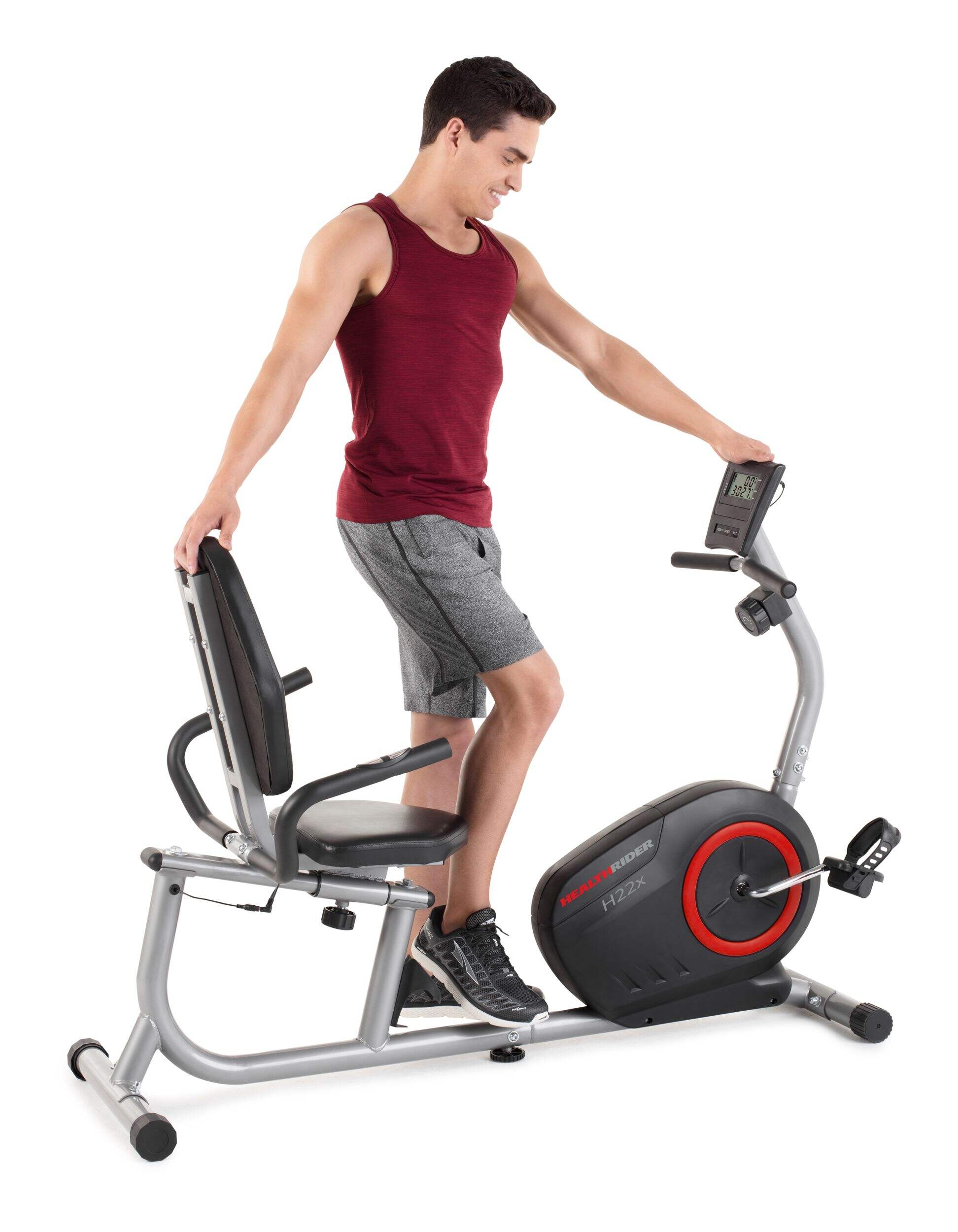 Healthrider H22x Recumbent Indoor Cycling Stationary/Exercise Bike ...