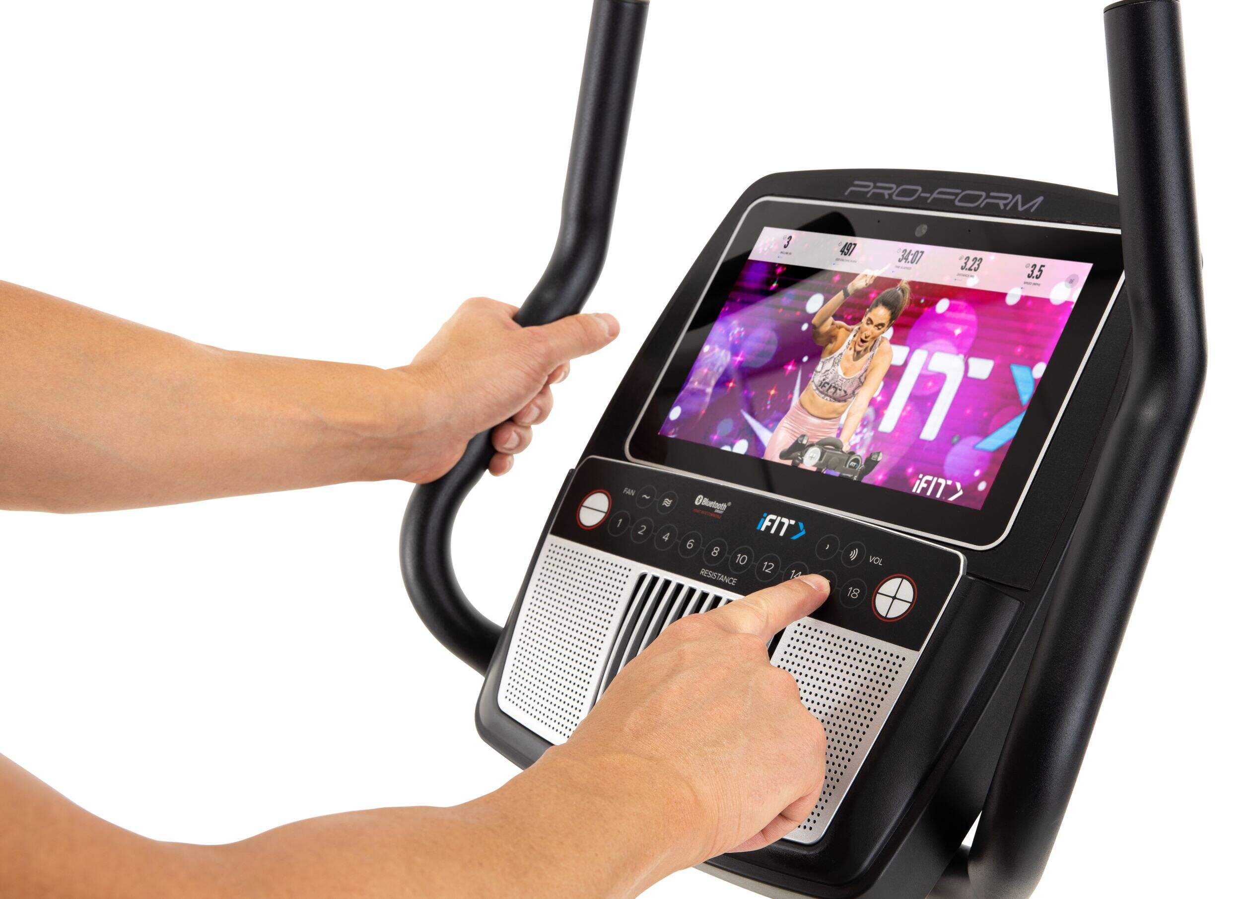 ProForm Pro C10U Indoor Cycling Stationary/Exercise Bike - iFit Enabled ...