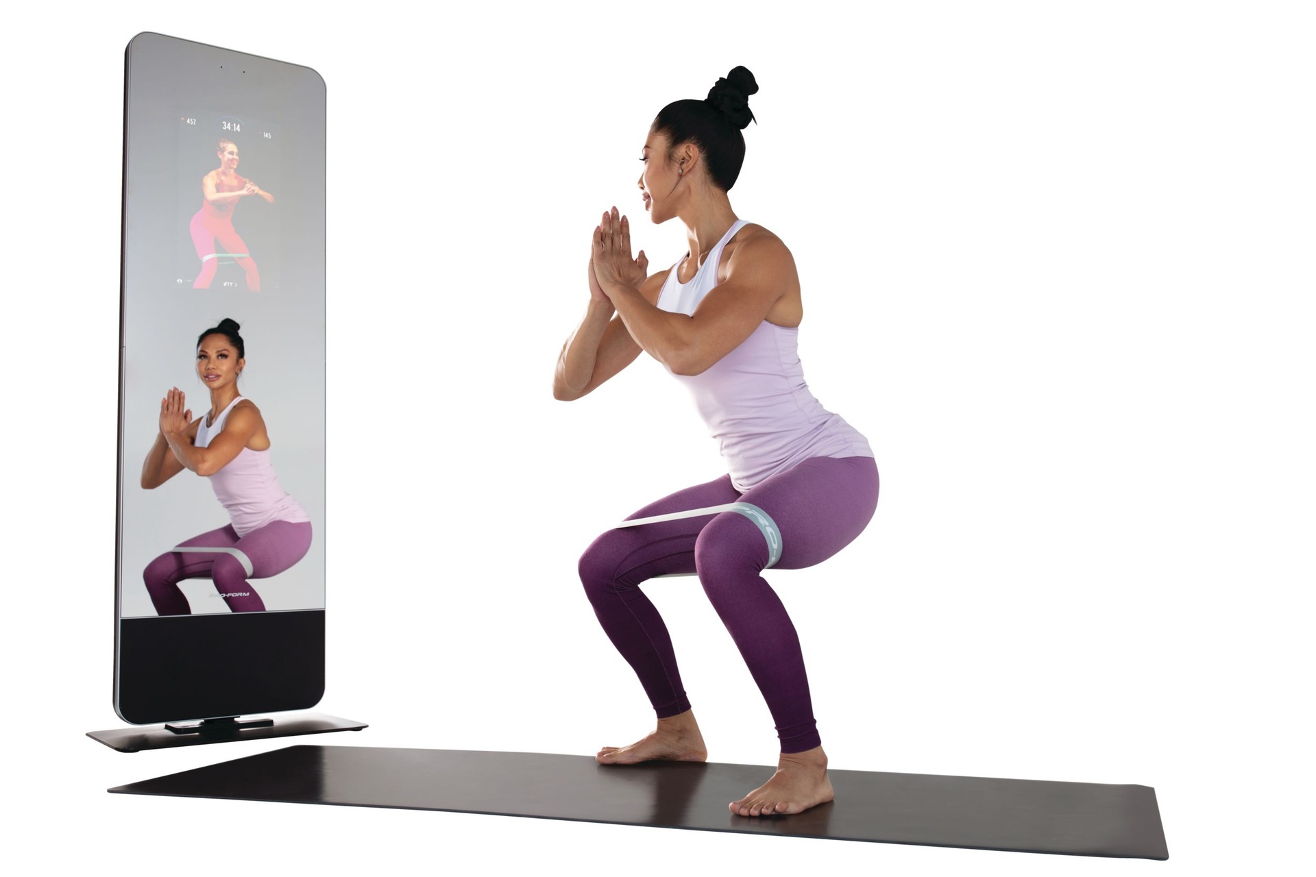ProForm Vue Fitness Mirror with Capacitive Touch Display - iFit Enabled ...
