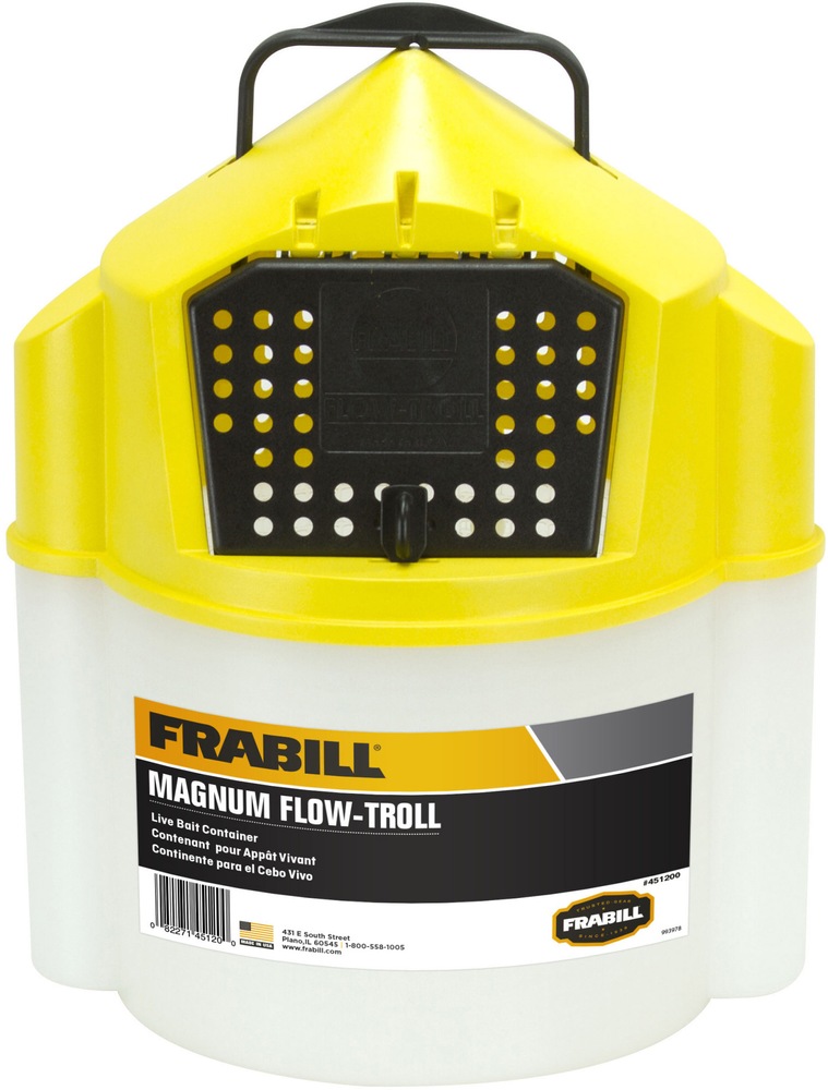 Frabill Magnum Flow Troll Bait Bucket | Canadian Tire