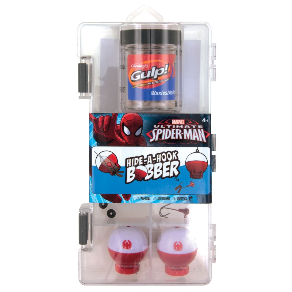 Shakespeare Spider-Man Hide-A-Hook Bobber Kit | Canadian Tire