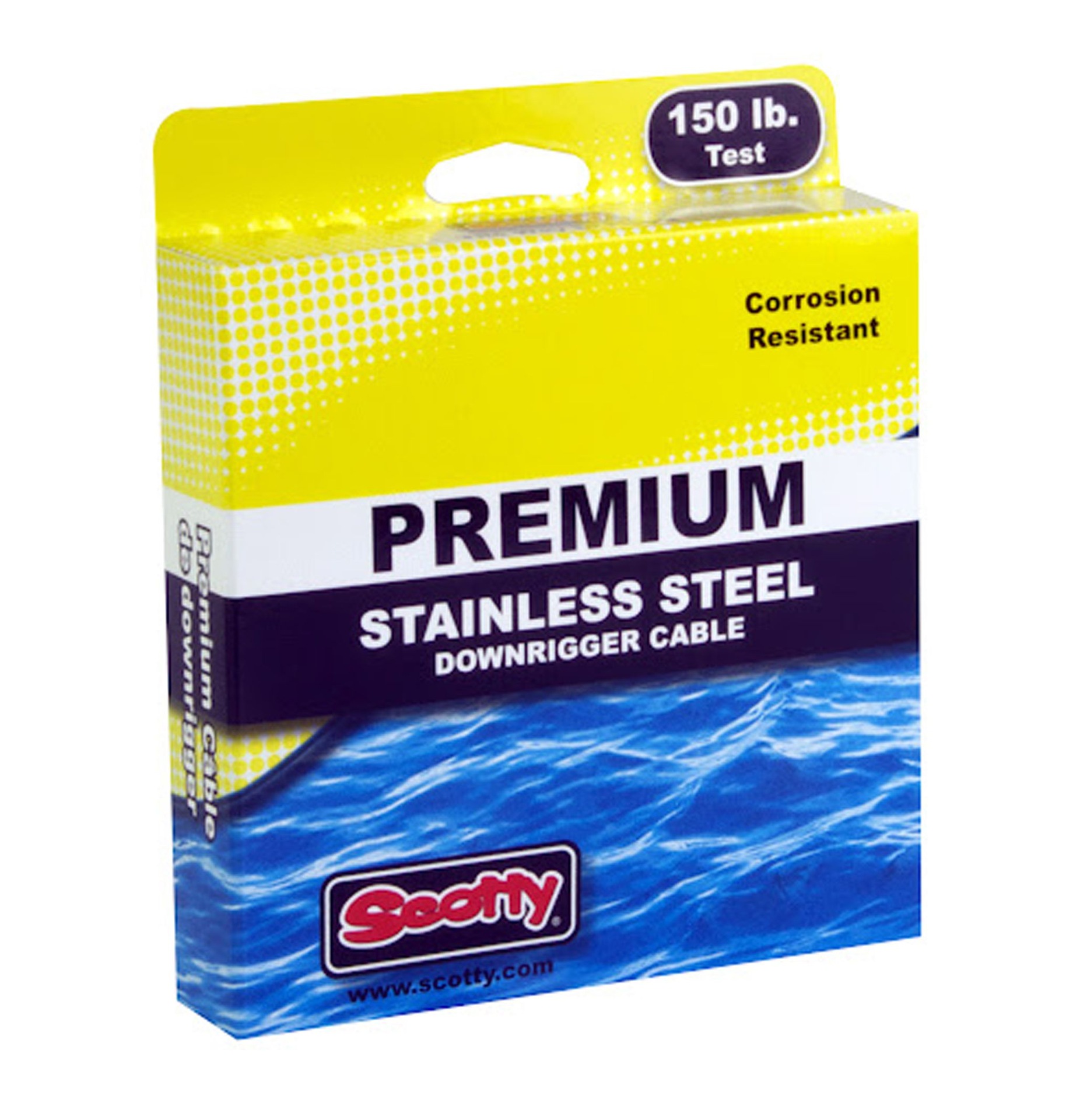 Scotty #1001K Stainless Steel Downrigger Cable, Corrosion Resistant ...