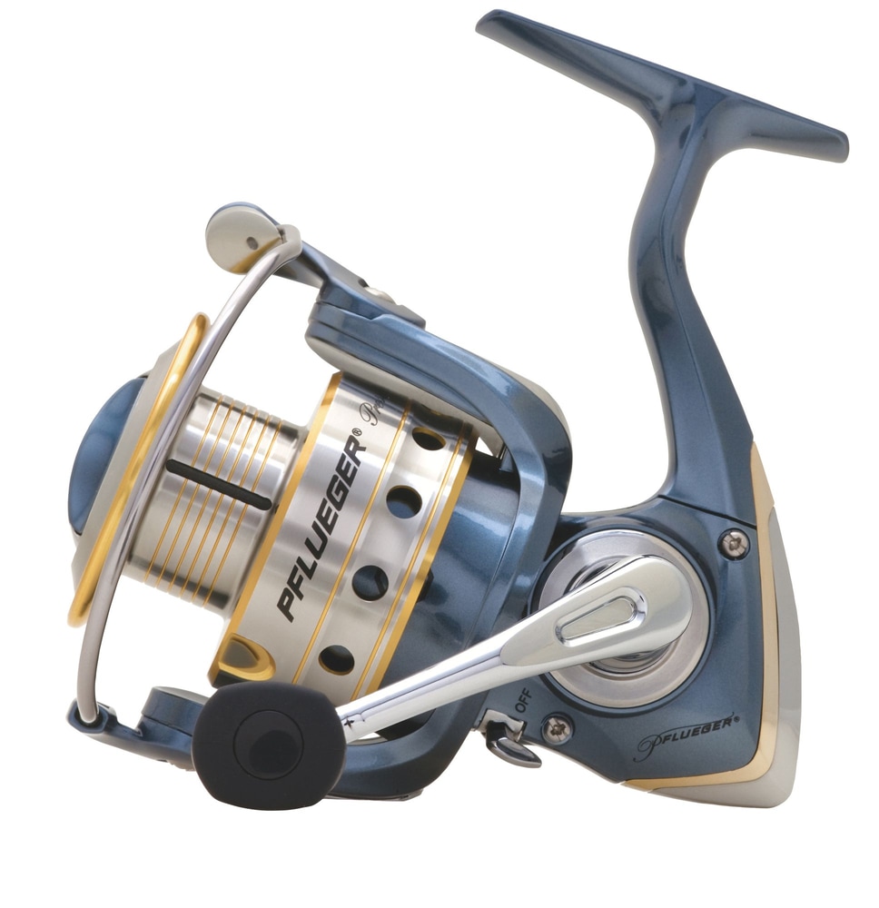 Pflueger President Baitcast Spinning Fishing Reel, Reversible, Assorted ...