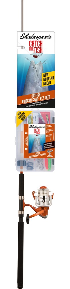Shakespeare Catch More Fish Spinning Fishing Rod and Reel Combo, Pre ...