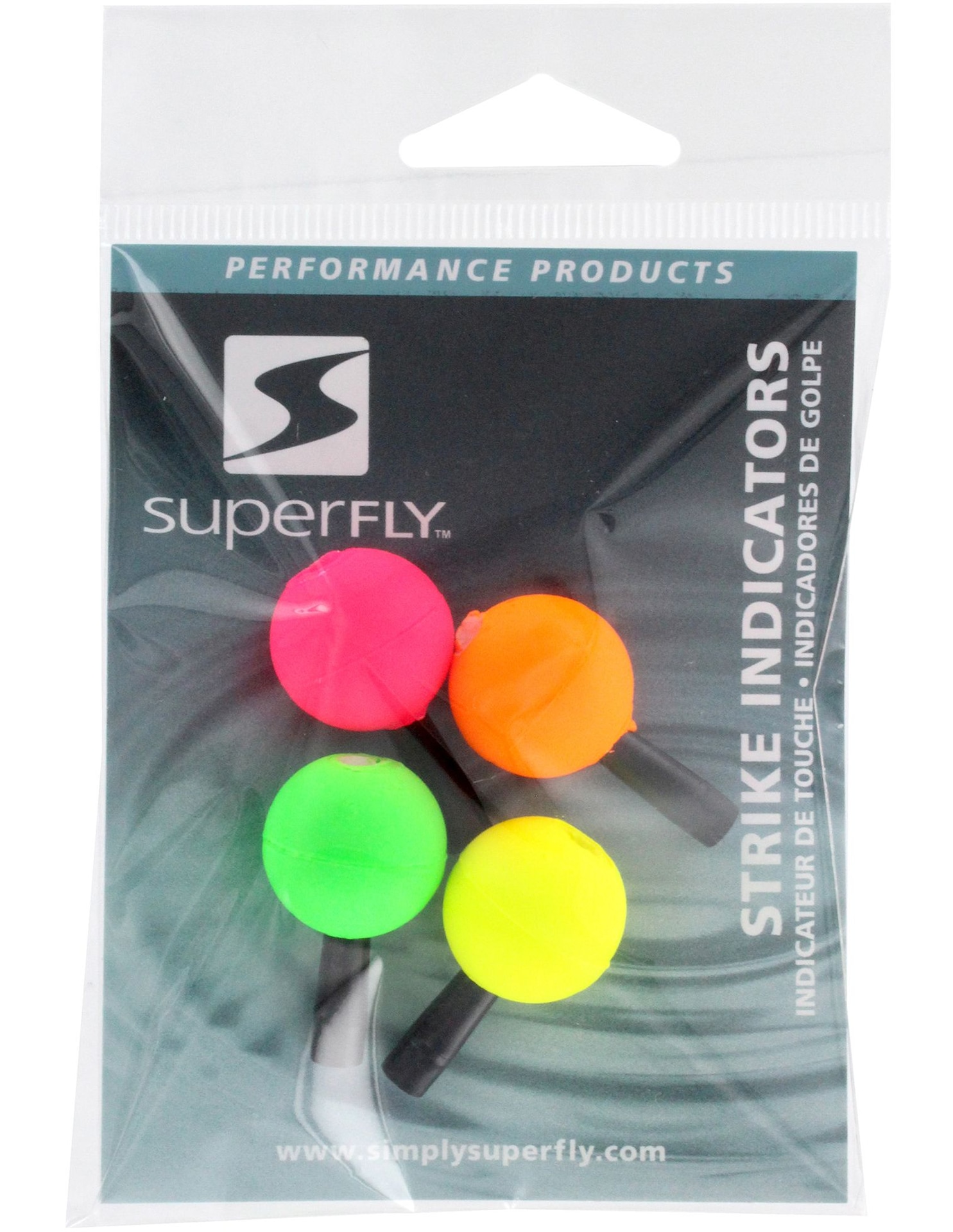 Superfly Strike Indicators Combo Pack, Round Shaped, Floating, 4-pc ...