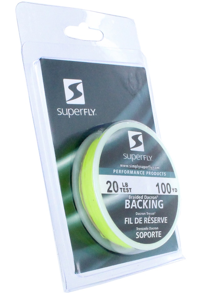 Superfly Braided Dacron® Fly Line Backing, Chartreuse, 20-lb | Canadian ...
