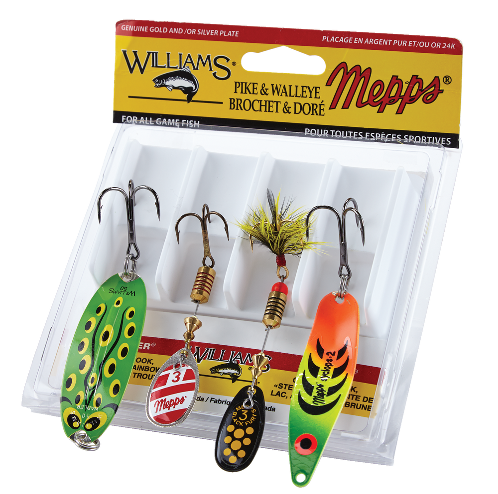 Mepps & Williams Mixed Pike & Walleye Lure Kit, 4-pk | Canadian Tire