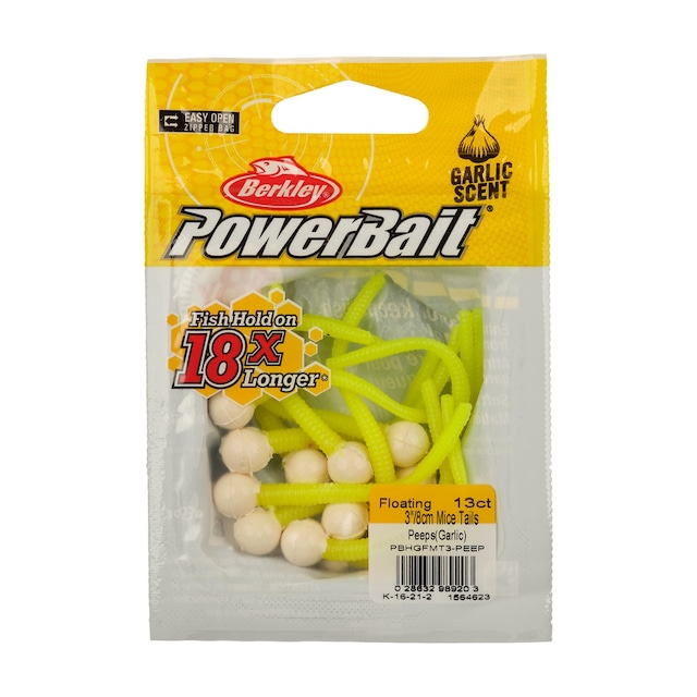 Berkley Powerbait Floating Mice Tails, Garlic, 3-in | Canadian Tire