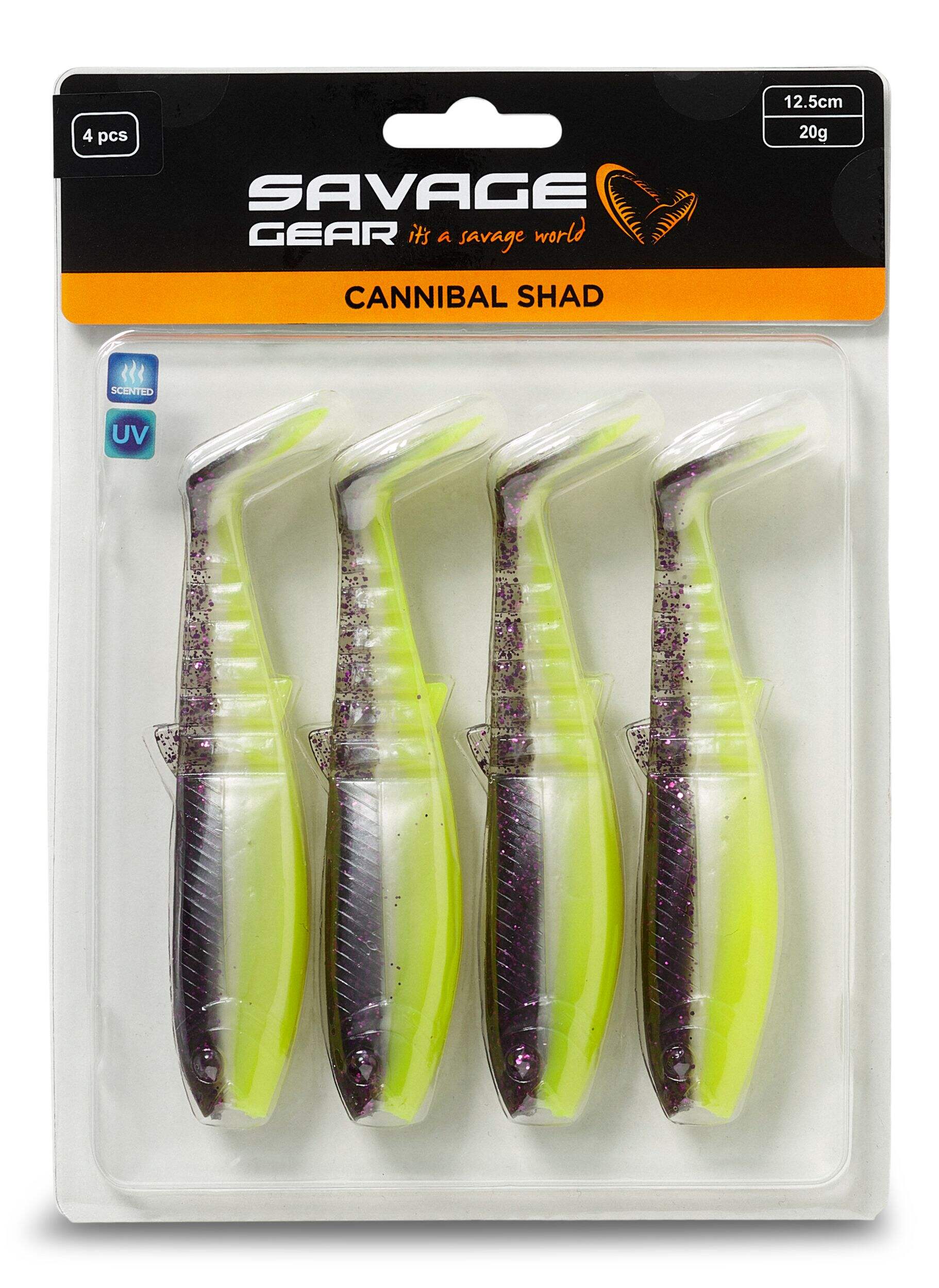 Savage Gear Cannibal Shad, Assorted Colours, 4-in | Canadian Tire