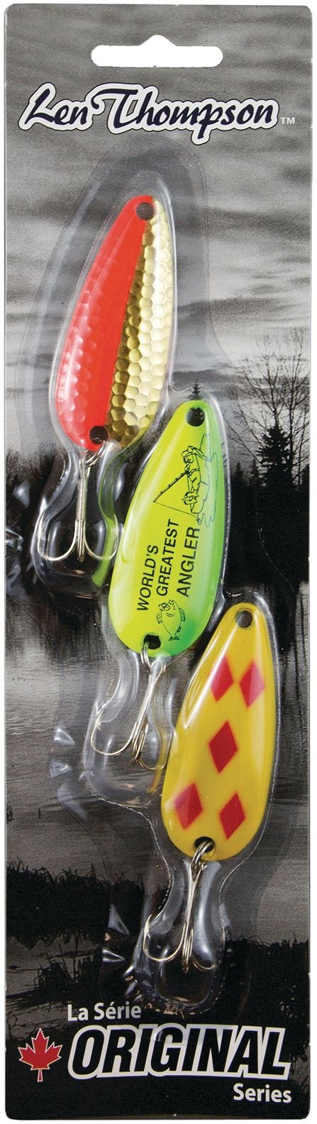 Len Thompson Spoon, World's Greatest Angler, 3-pk | Canadian Tire