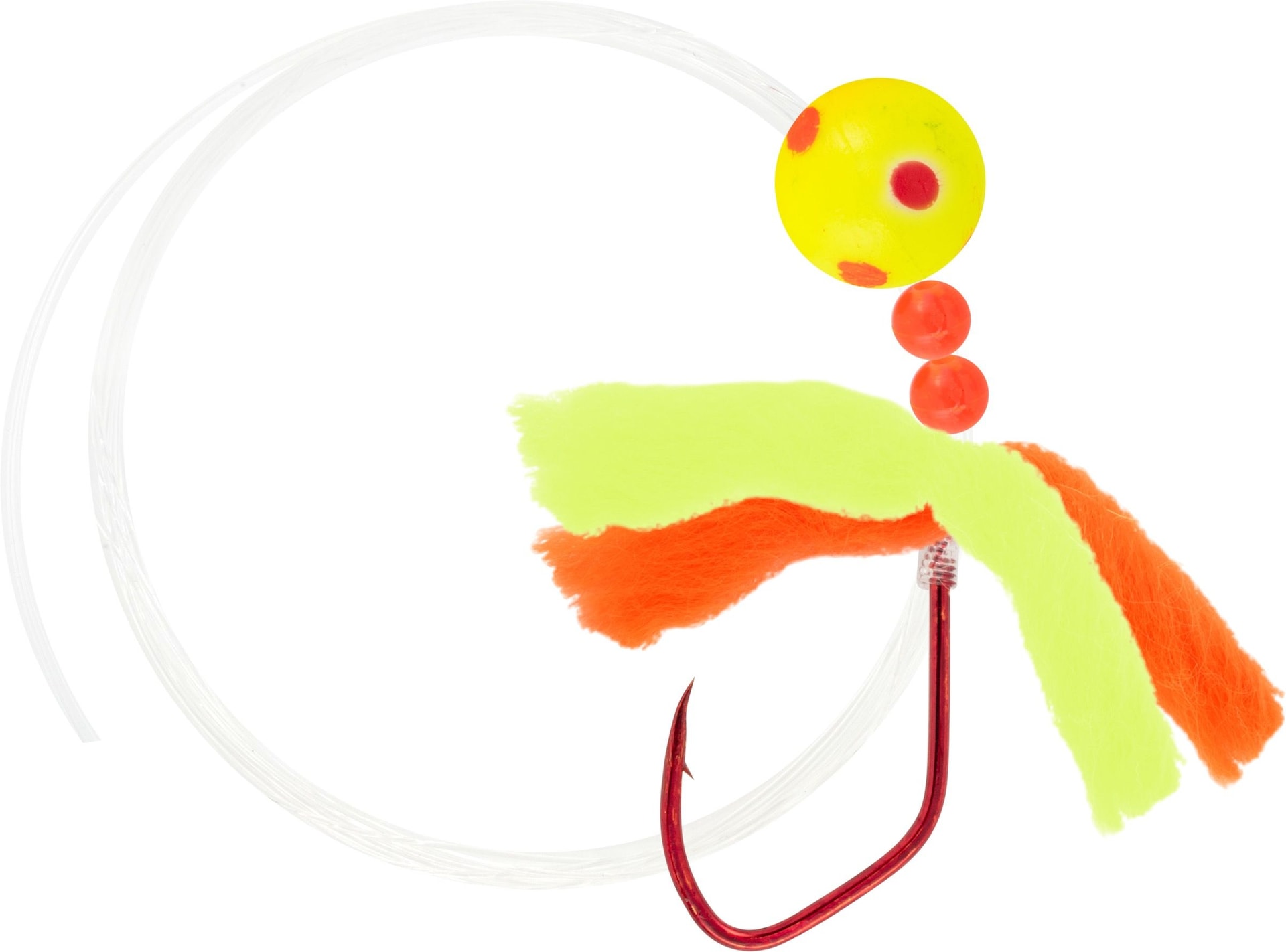 Danielson Ez Drift Rig for Salmon/Steelhead, Clown/Red/Chartreuse ...