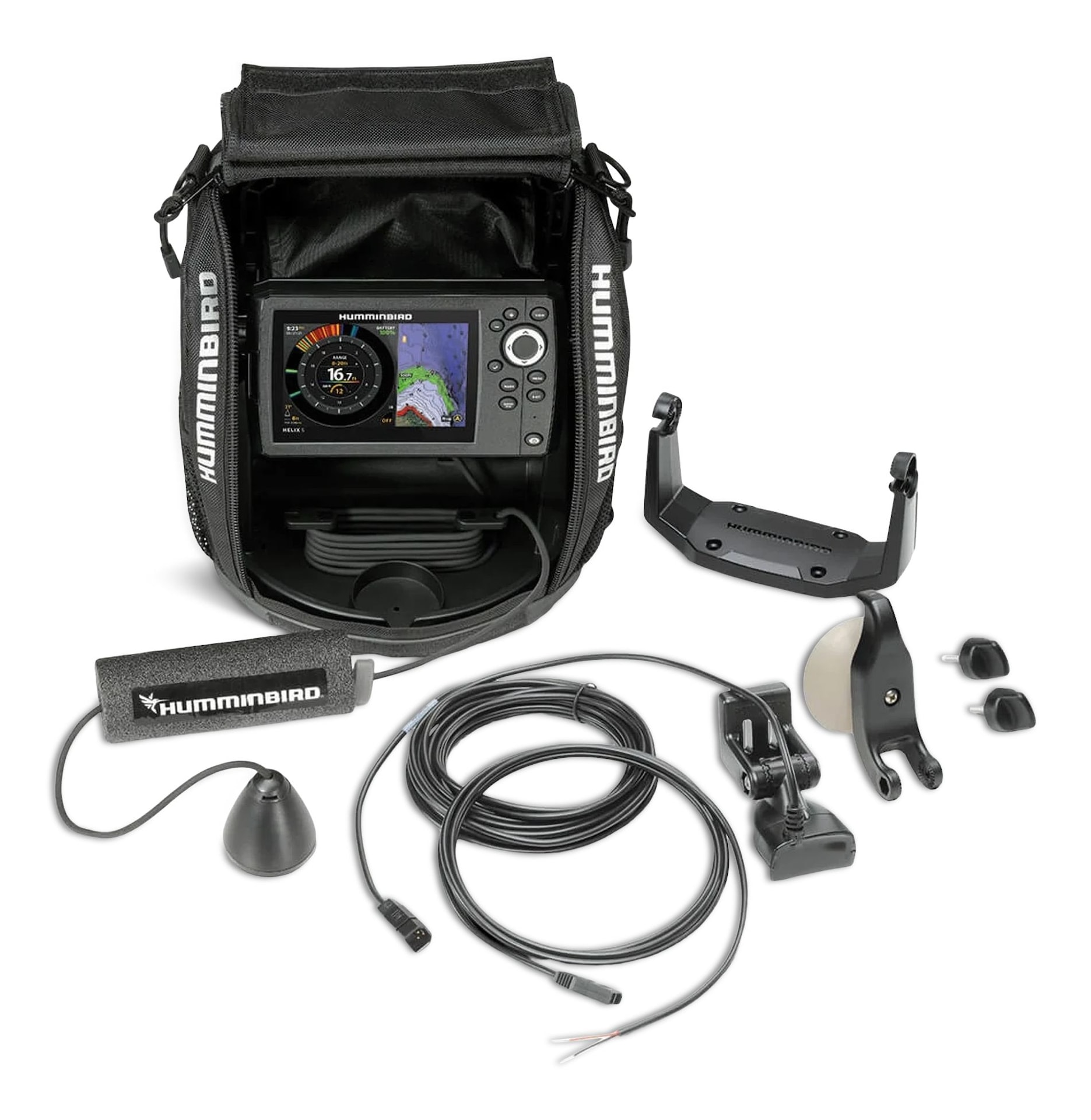 Humminbird Helix-5 CHIRP GPS G3 All-Season Fish Finder Bundle ...