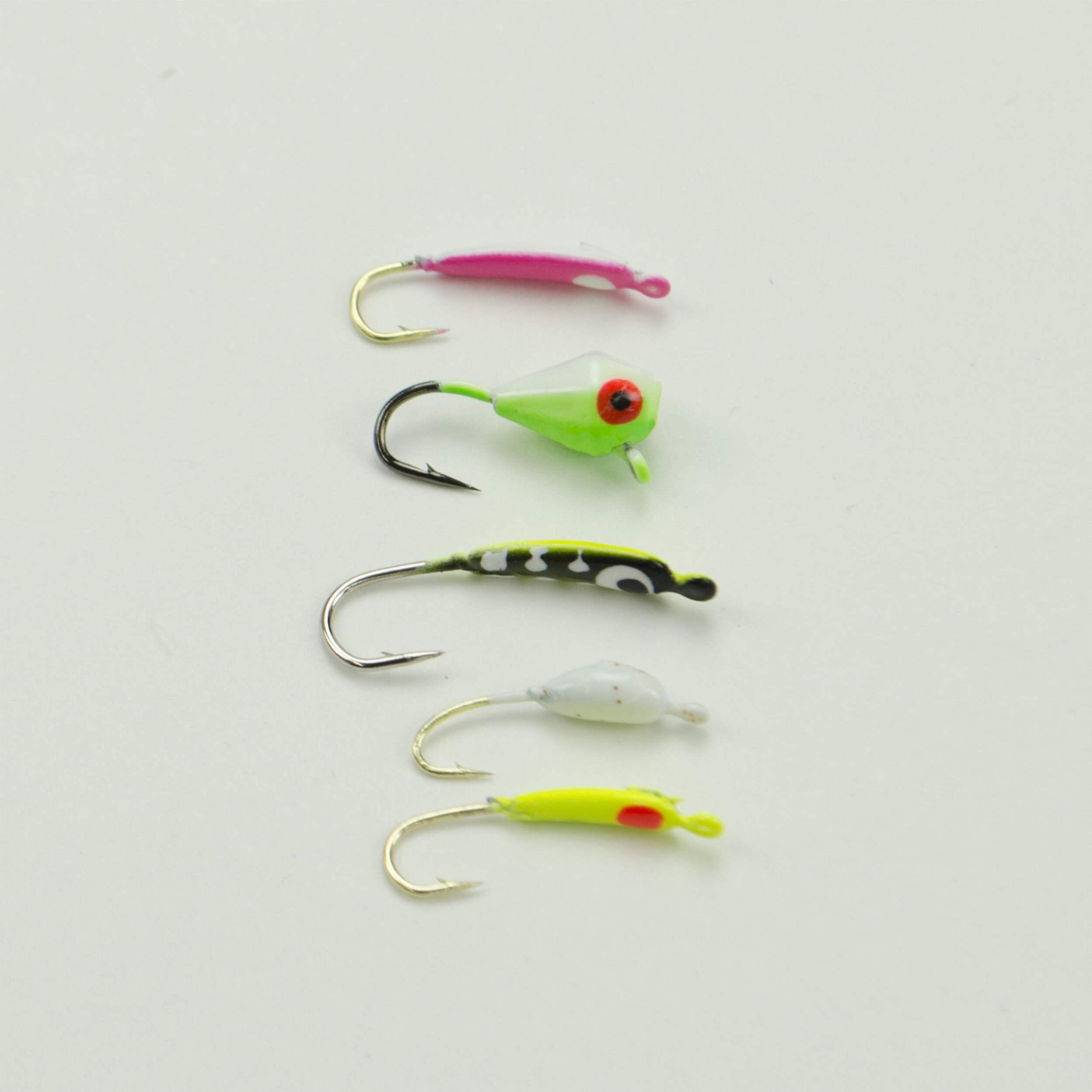 HT Ice Fishing Hardwater Micro Jig Fishing Lure, Glow, 5-pk | Canadian Tire