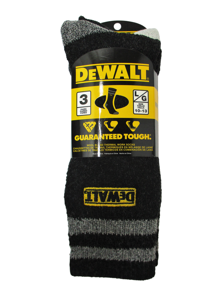 DEWALT Men's Everyday Cotton Blend Breathable Work Socks, Fully ... DEWALT Men's Everyday Cotton Blend Breathable Work Socks, Fully ...