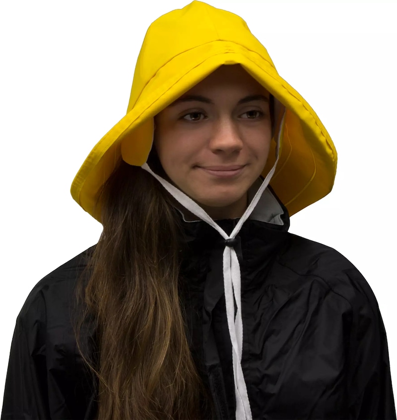 Sou'wester Adult Waterproof Fabric-Lined Rain Hat, One Size, Yellow ...