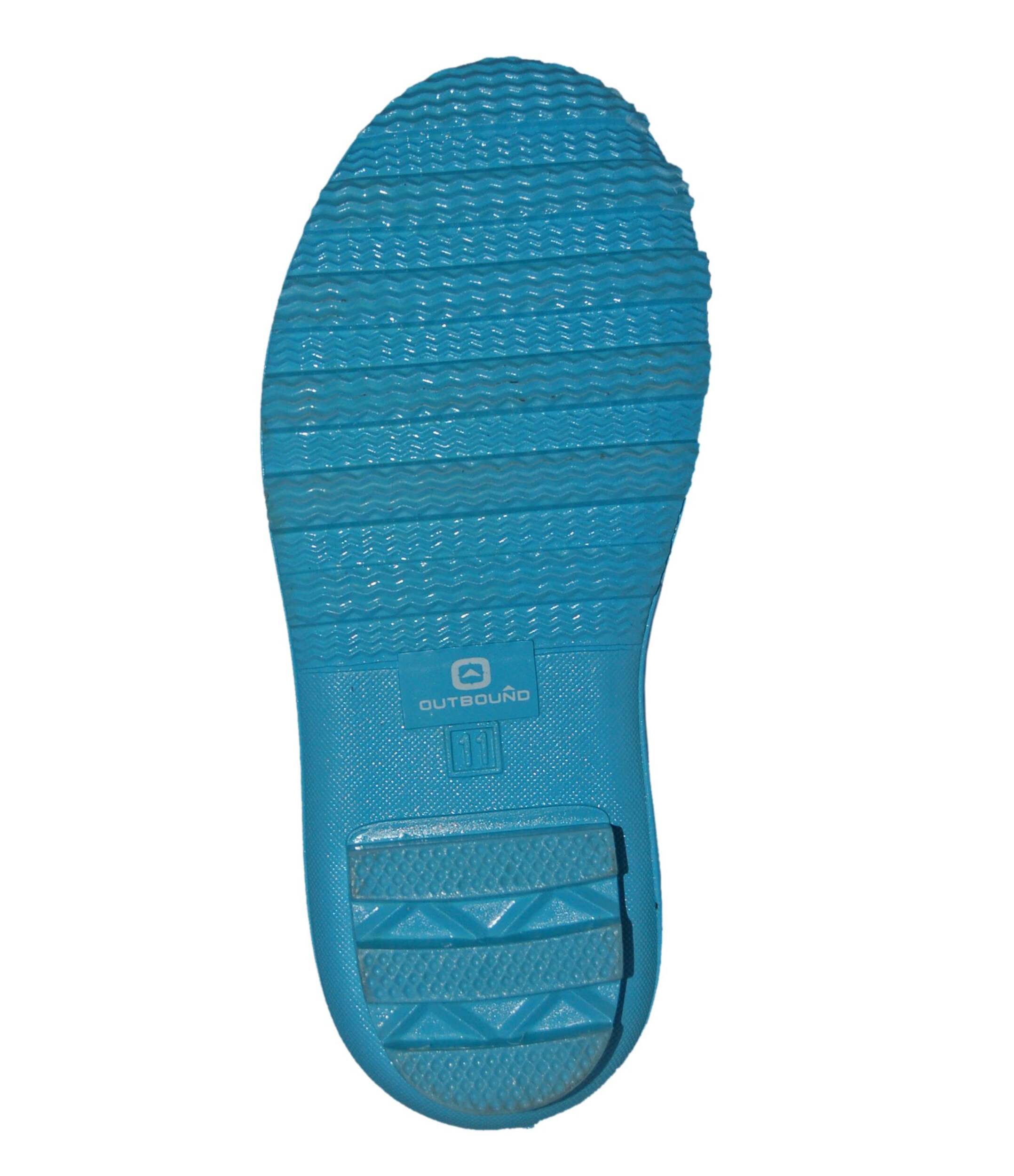 Outbound Kids' Waterproof Flower Rubber Rain Boots,Blue/White/Pink ...