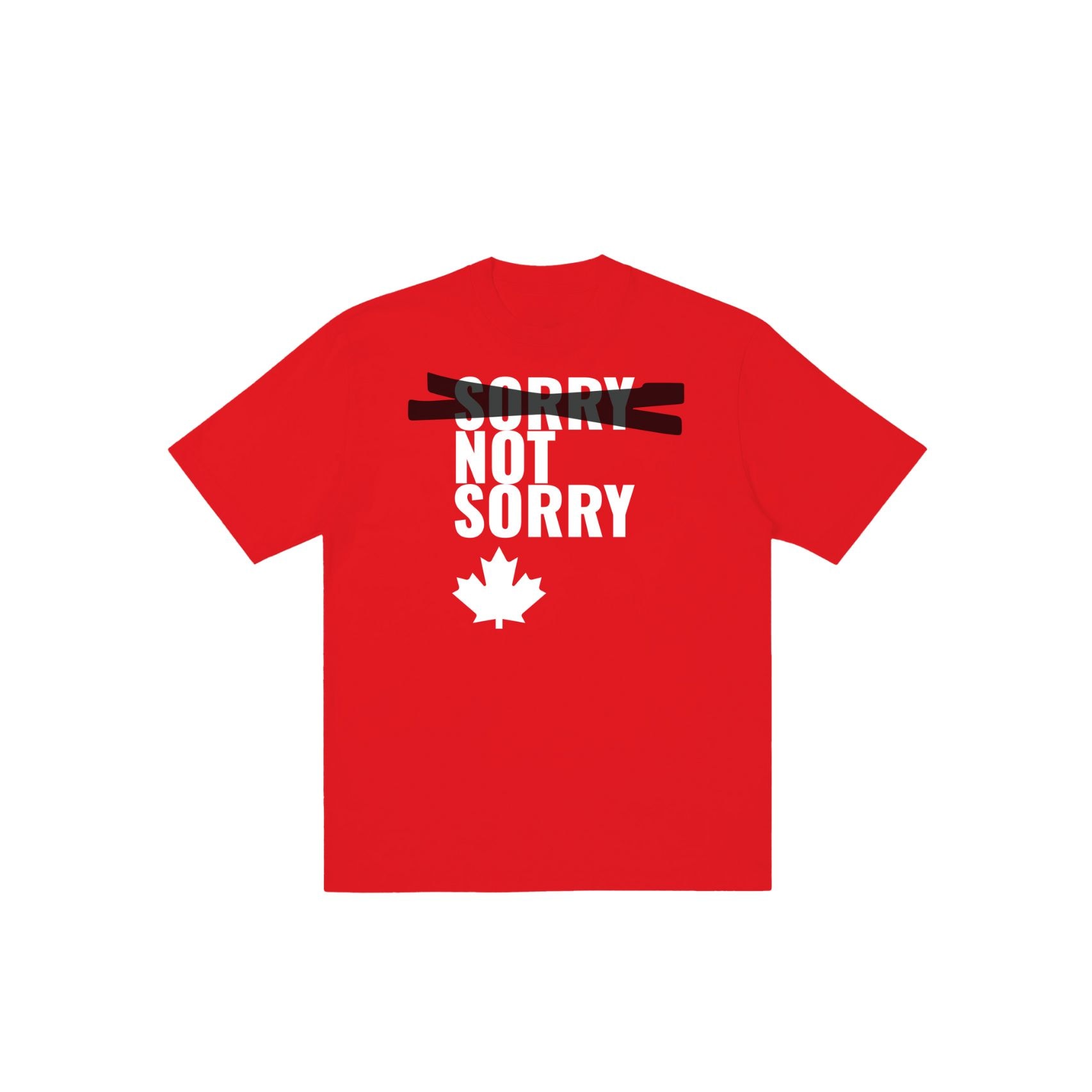 Canada T-Shirt, Not Sorry, Red | Canadian Tire