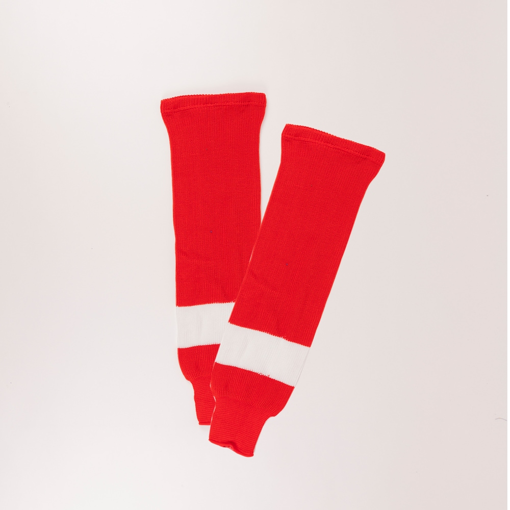 Sherwood Pro-Stripe Knit Hockey Socks, Detroit Red Wings, Red, Assorted ...