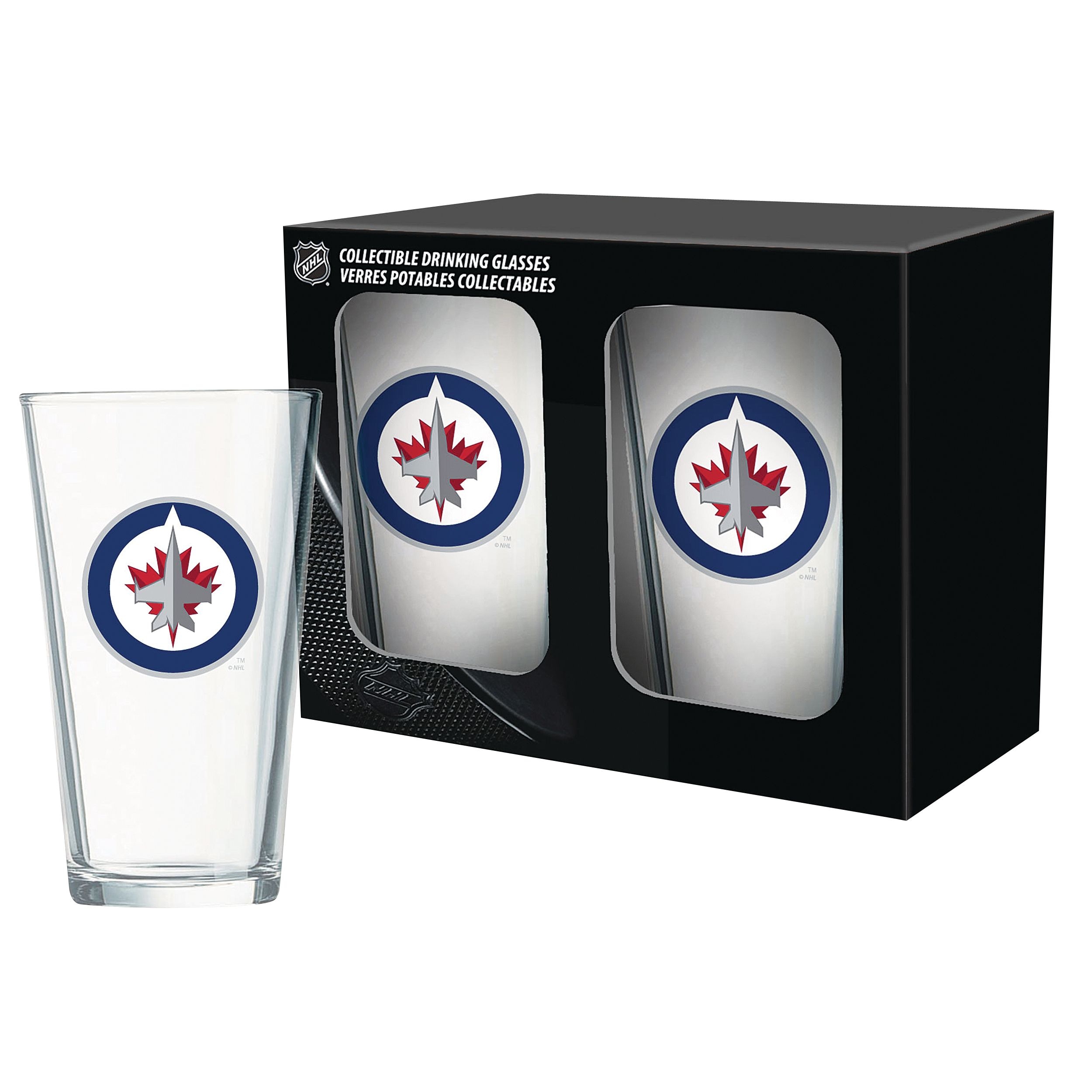 NHL Winnipeg Jets Mixing Pint Glass Box Set, 2-pk, 16-oz | Canadian Tire