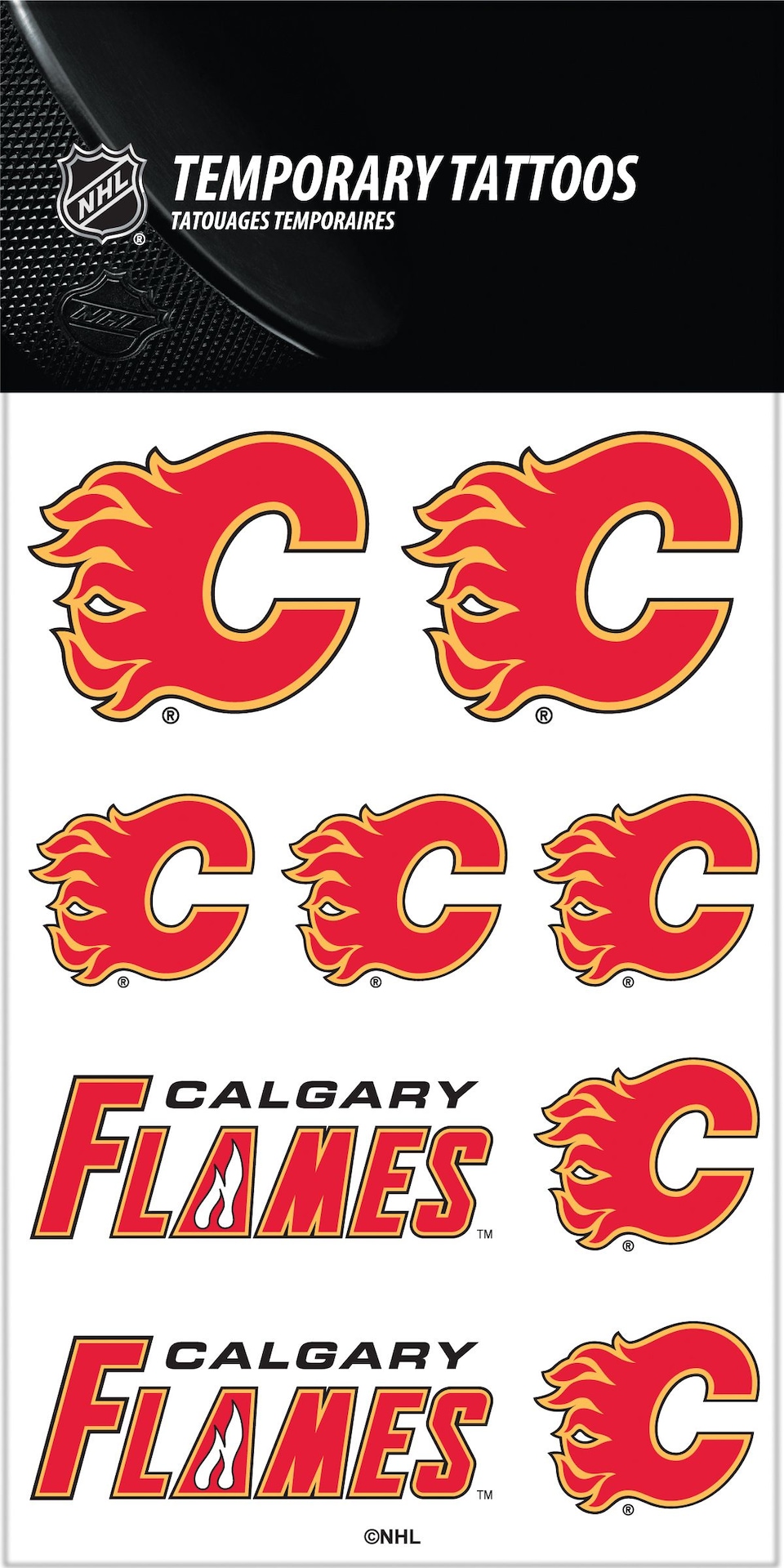 NHL Calgary Flames Tattoo Sheet | Canadian Tire