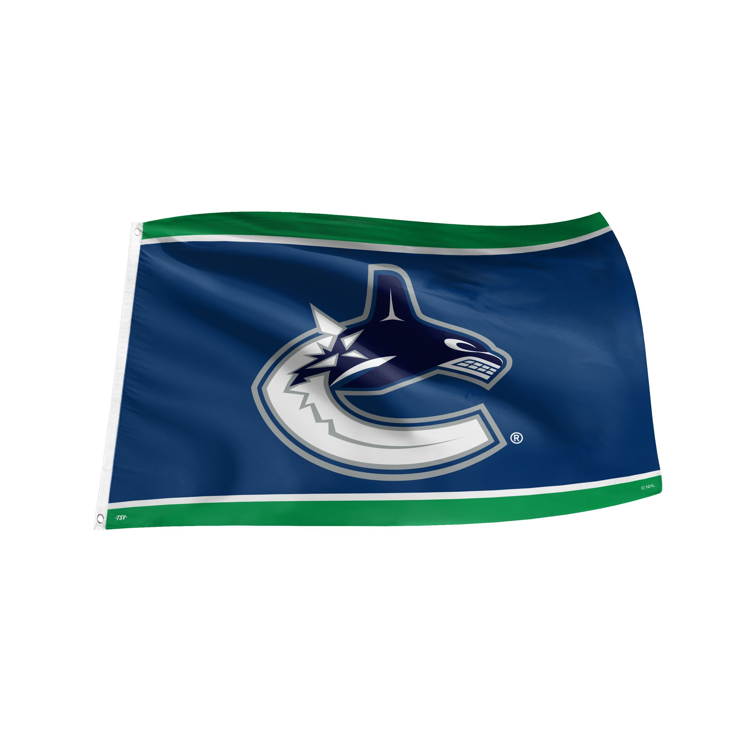 NHL Vancouver Canucks Single-Sided Logo Banner Flag, 3' x 5' | Canadian ...