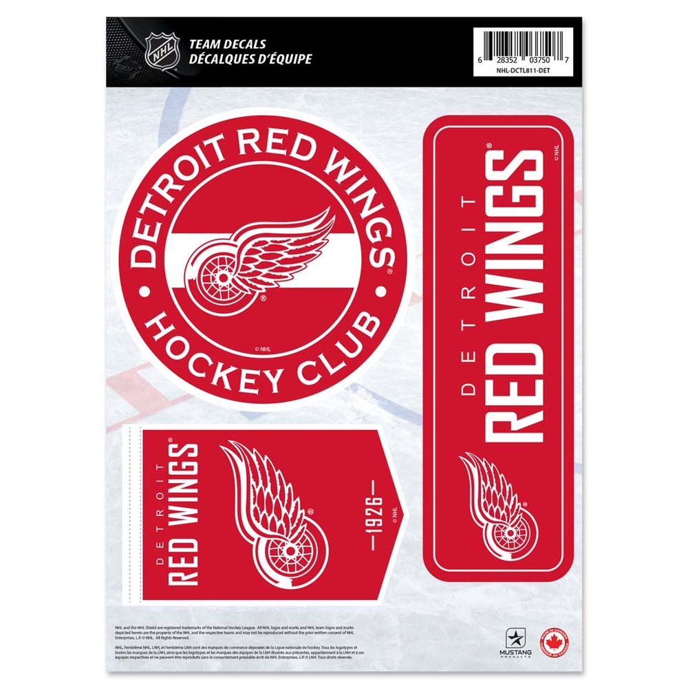 NHL Detroit Red Wings Hockey Team Vinyl Decals | Canadian Tire