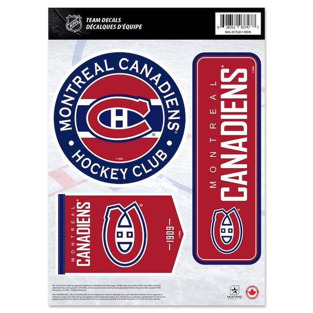 NHL Montreal Canadiens Hockey Team Vinyl Decals | Canadian Tire