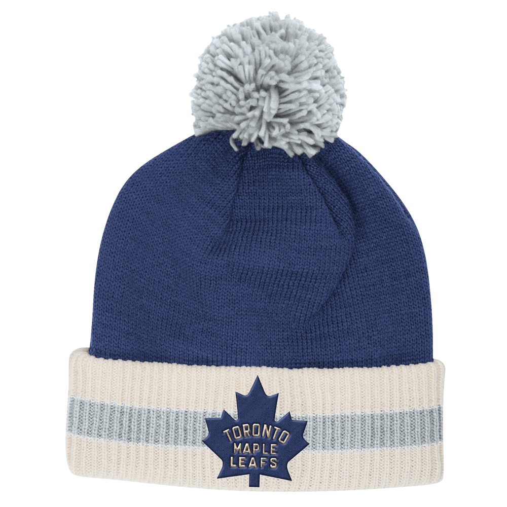 NHL CCM Toronto Maple Leafs Stripe Knit Pom Toque | Canadian Tire