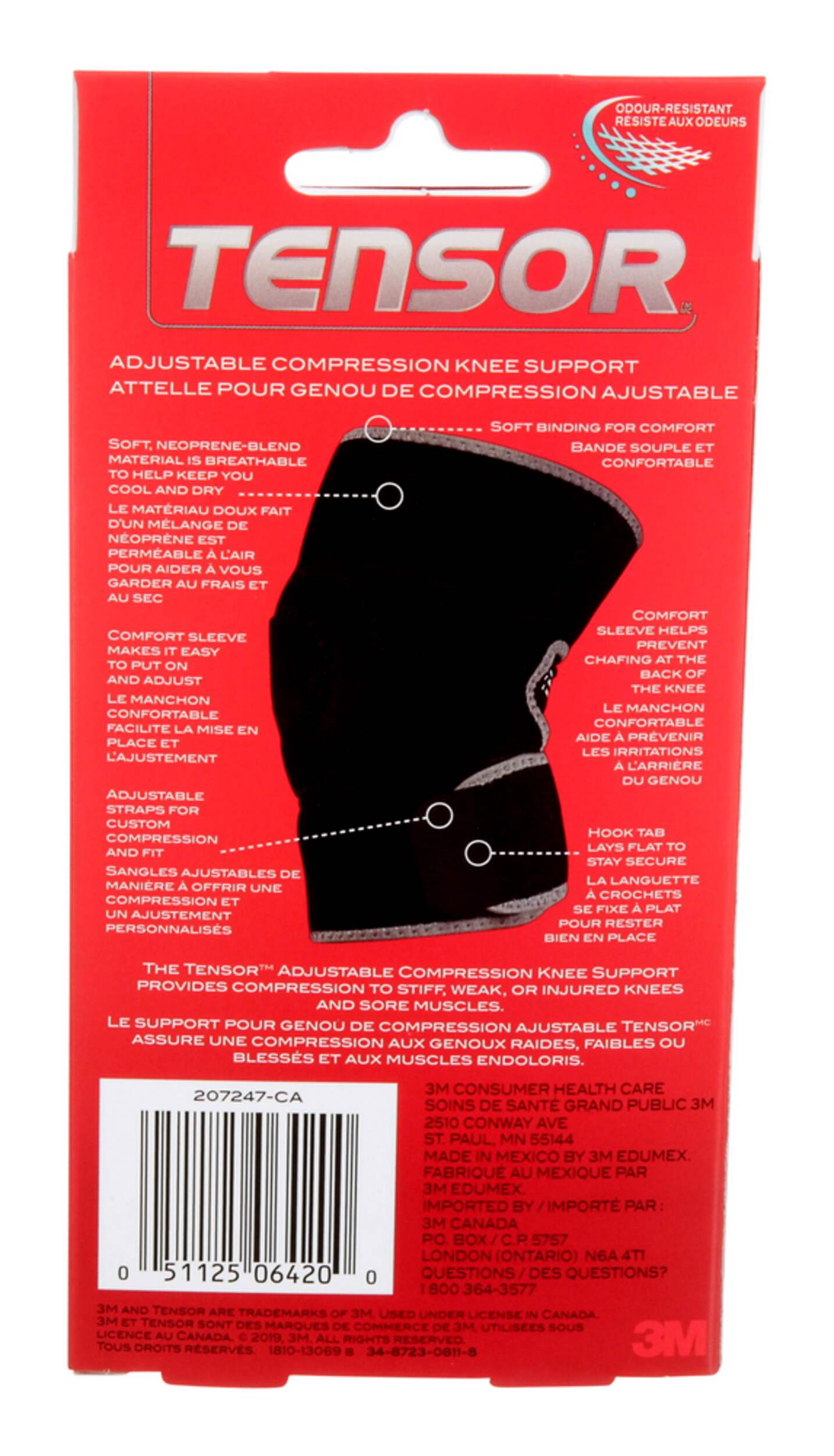 Tensor Adjustable Compression Knee Support Brace | Canadian Tire