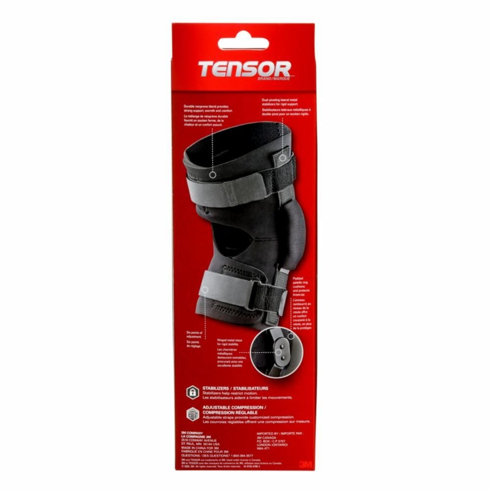 Tensor Hinged Adjustable Knee Support, Black | Canadian Tire