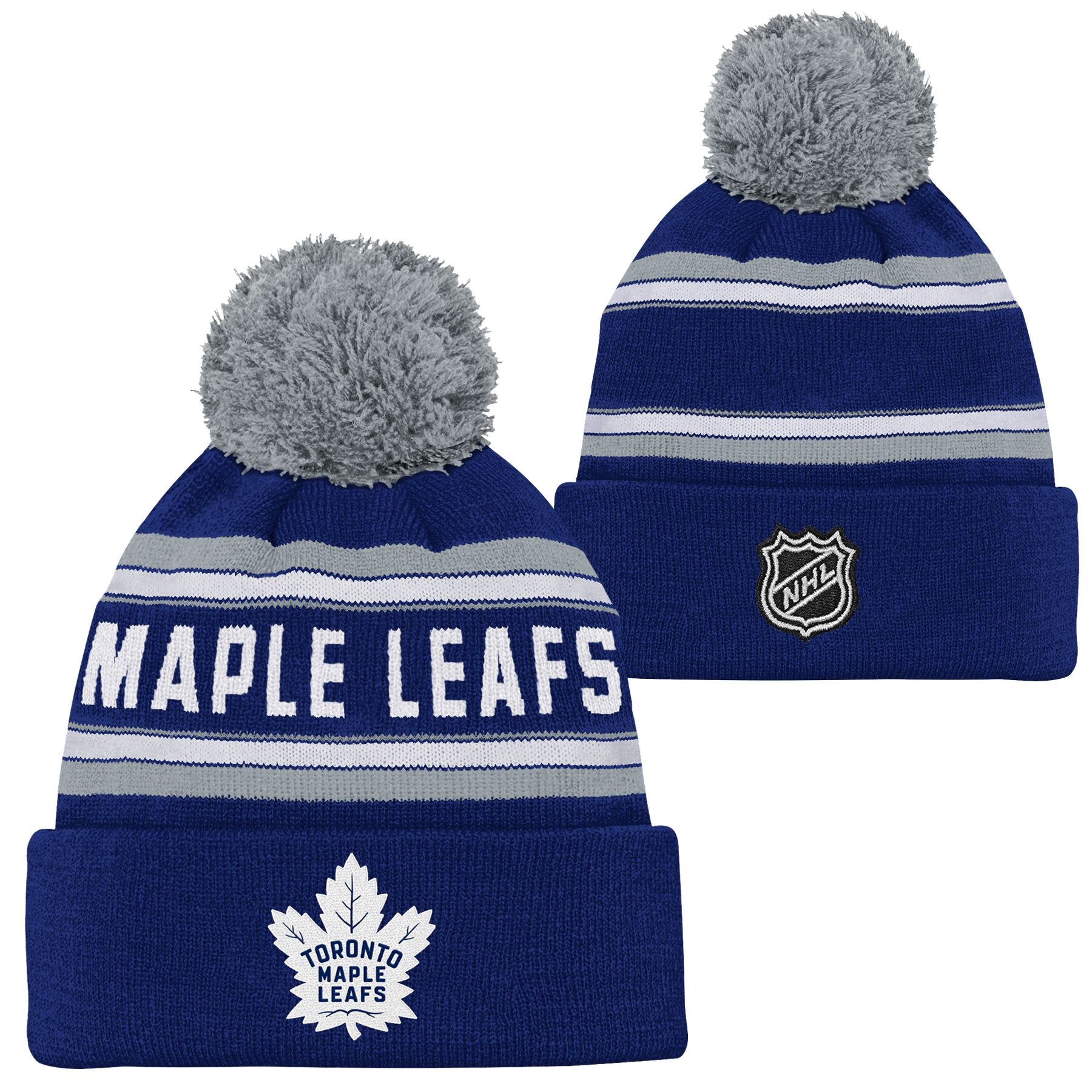 Tuque tricot jacquard à revers de la LNH, Maple Leafs de Toronto ...