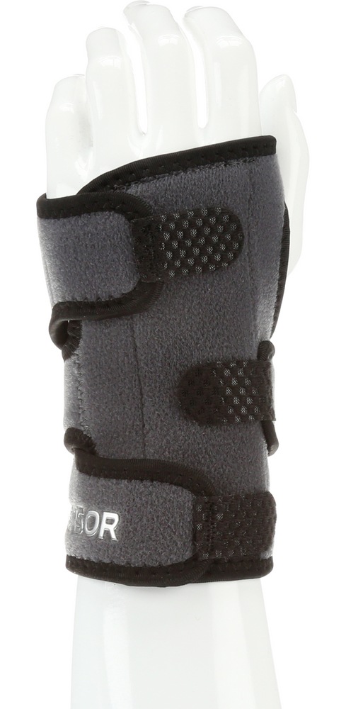 Tensor™ Sport Antimicrobial Deluxe Left Handed Wrist Brace Grey