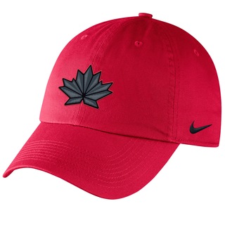 Nike Team Canada Adjustable Hockey Cap with Embroidered Logo, Red ...