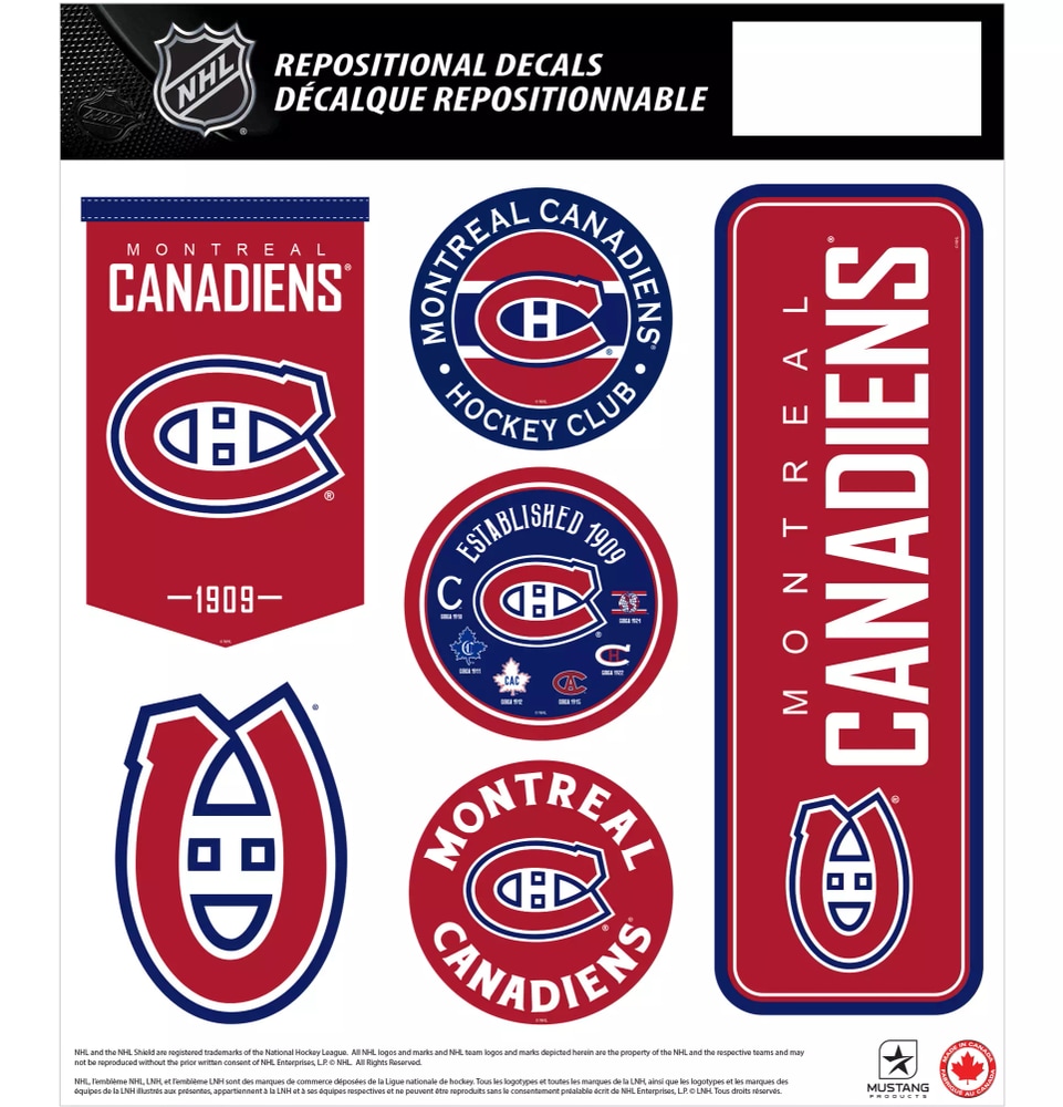 NHL Montreal Canadiens Hockey Team Wall Decals | Canadian Tire