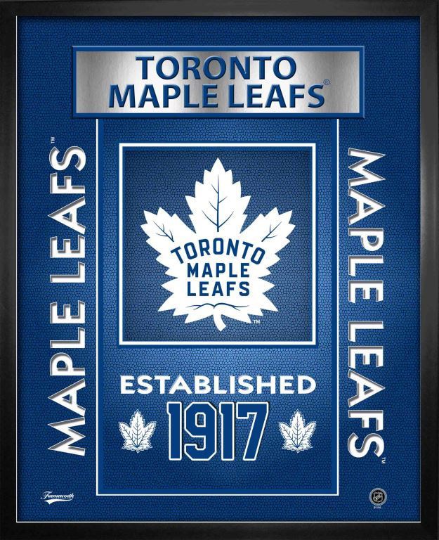 NHL Toronto Maple Leafs Team Logo Plaque, 10-in x 12-in | Canadian Tire